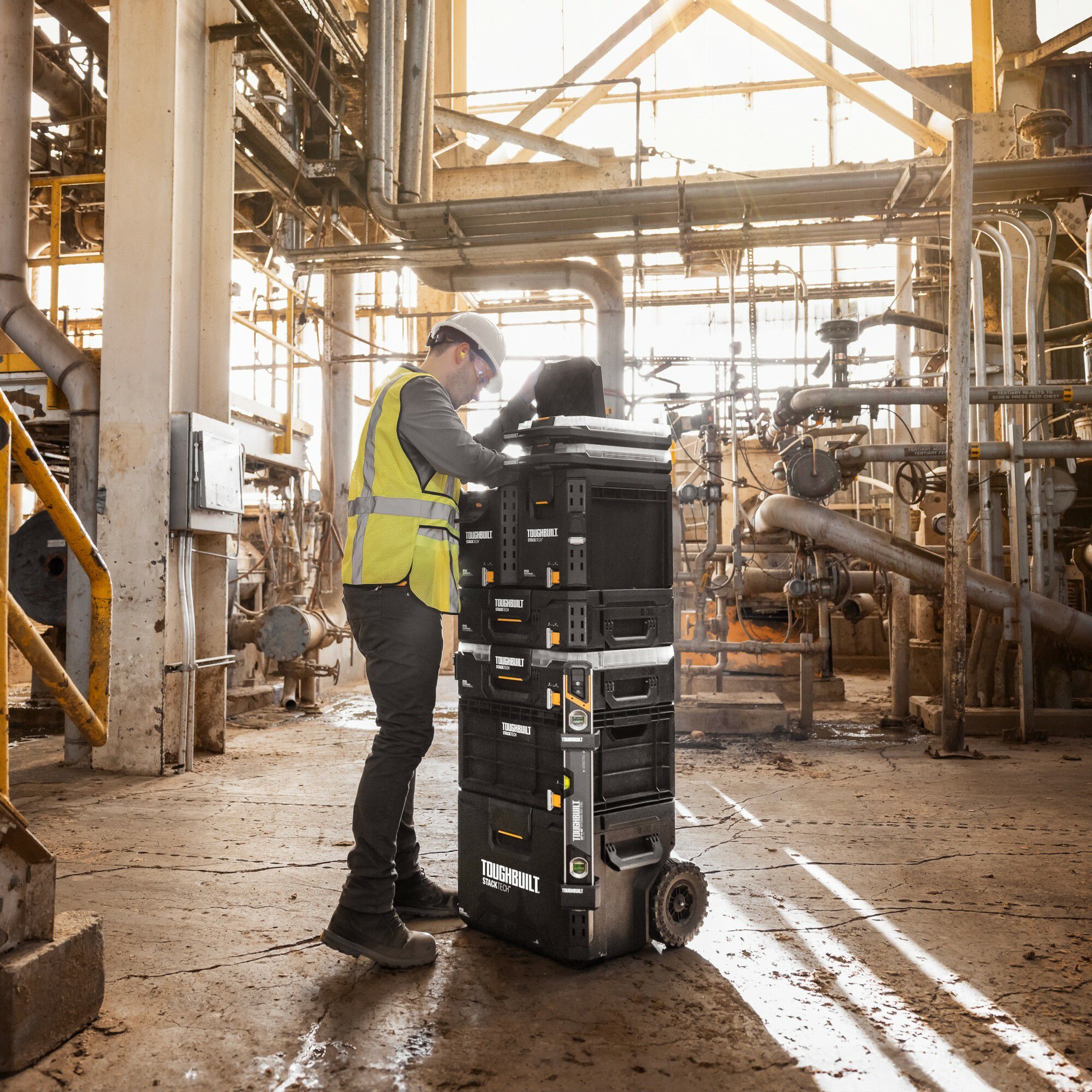 Toughbuilt StackTech Black 20in Compact Toolbox