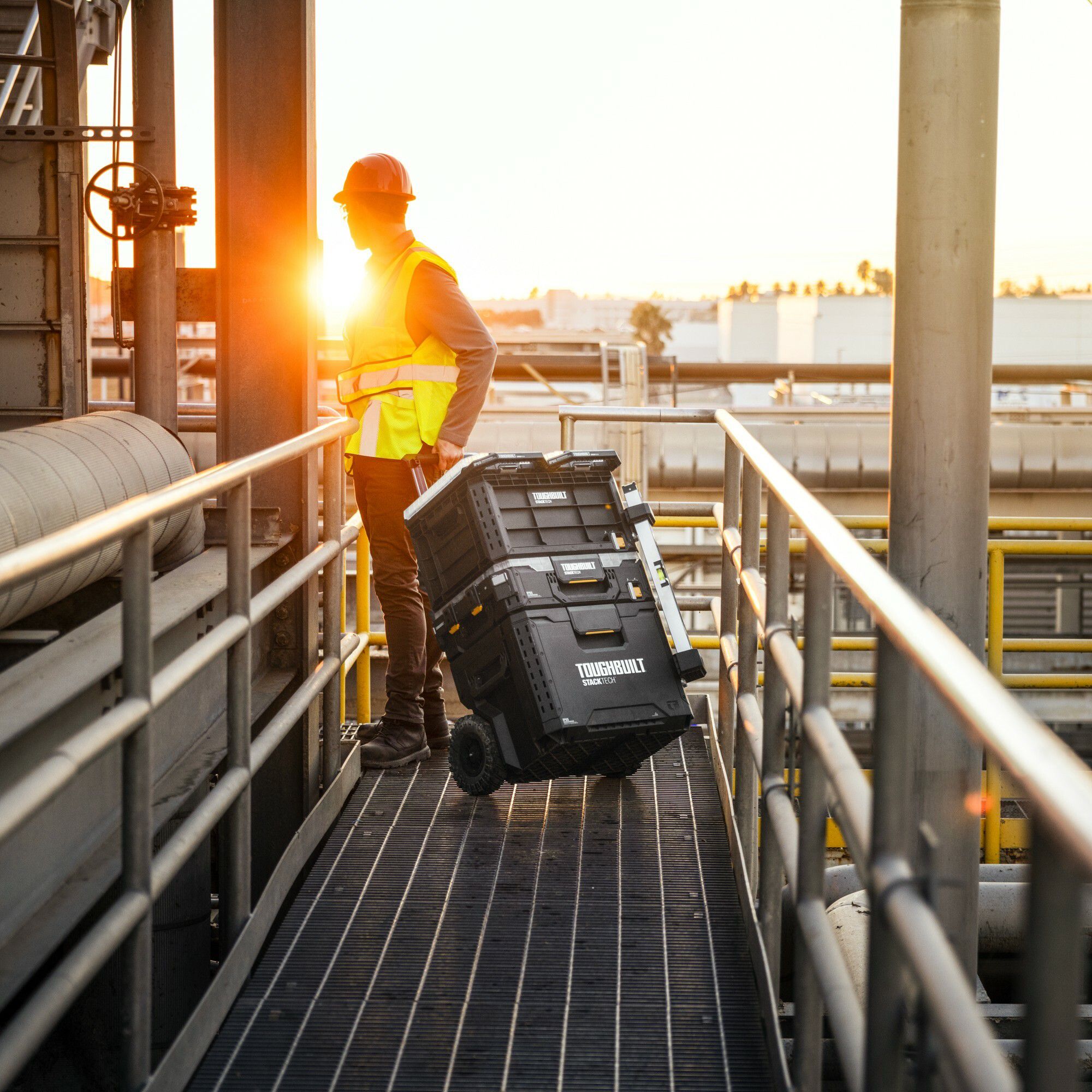 Toughbuilt StackTech Black Tool Crate