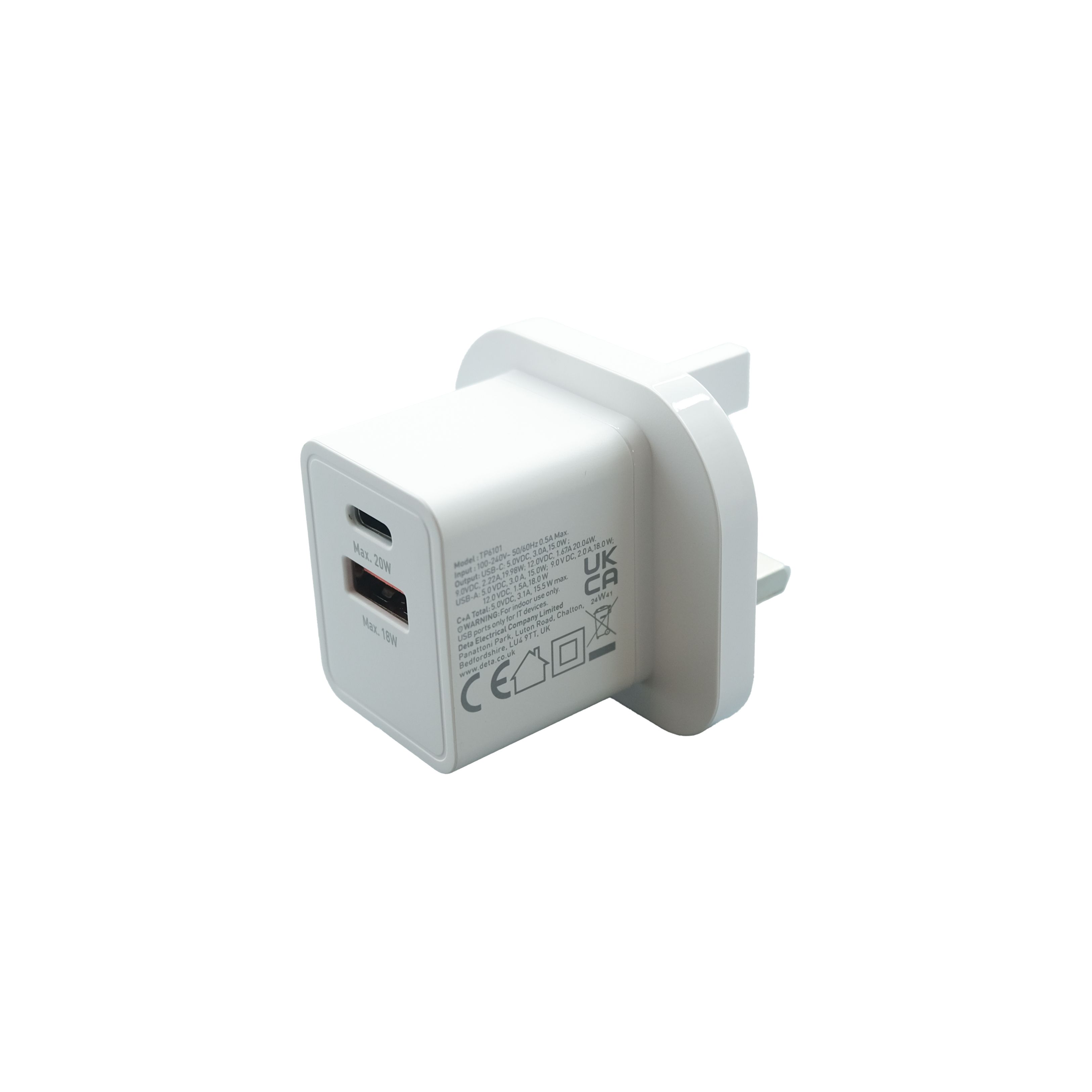 Tower 3A USB adaptor plug