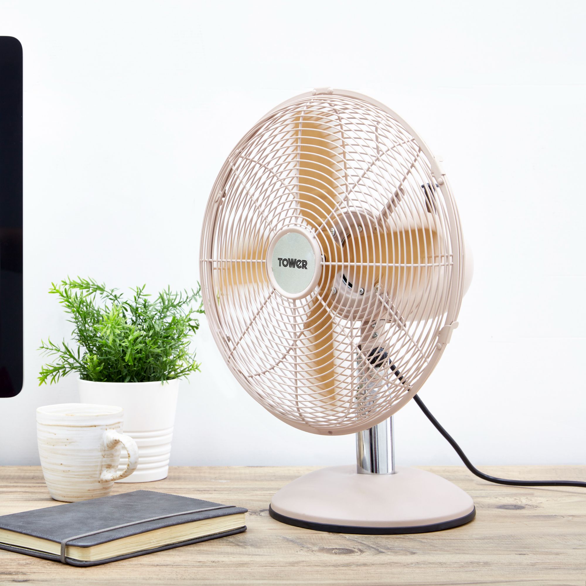 Tower Pink 12" 35W Table fan