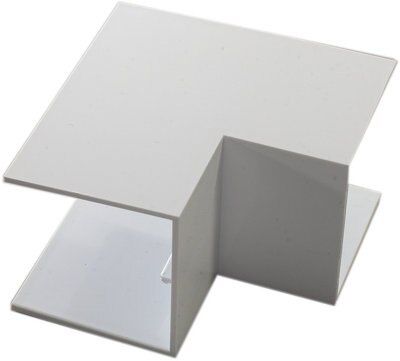 Tower White Trunking angle, Pack of 2