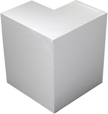 Tower White Trunking angle, Pack of 2