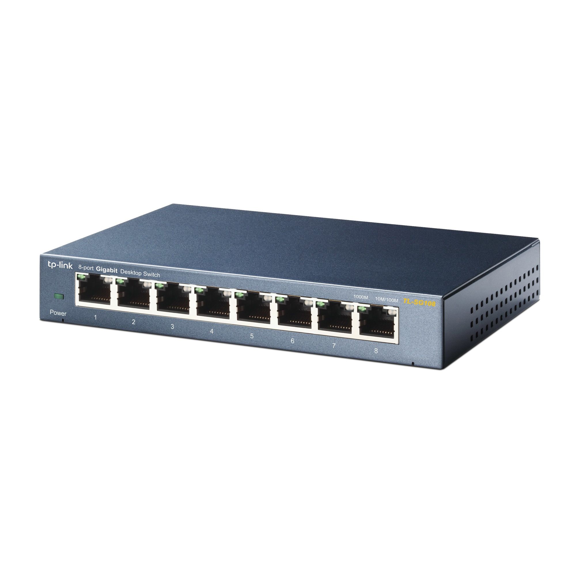 TP-Link 8 port Navy blue Ethernet switch | DIY at B&Q
