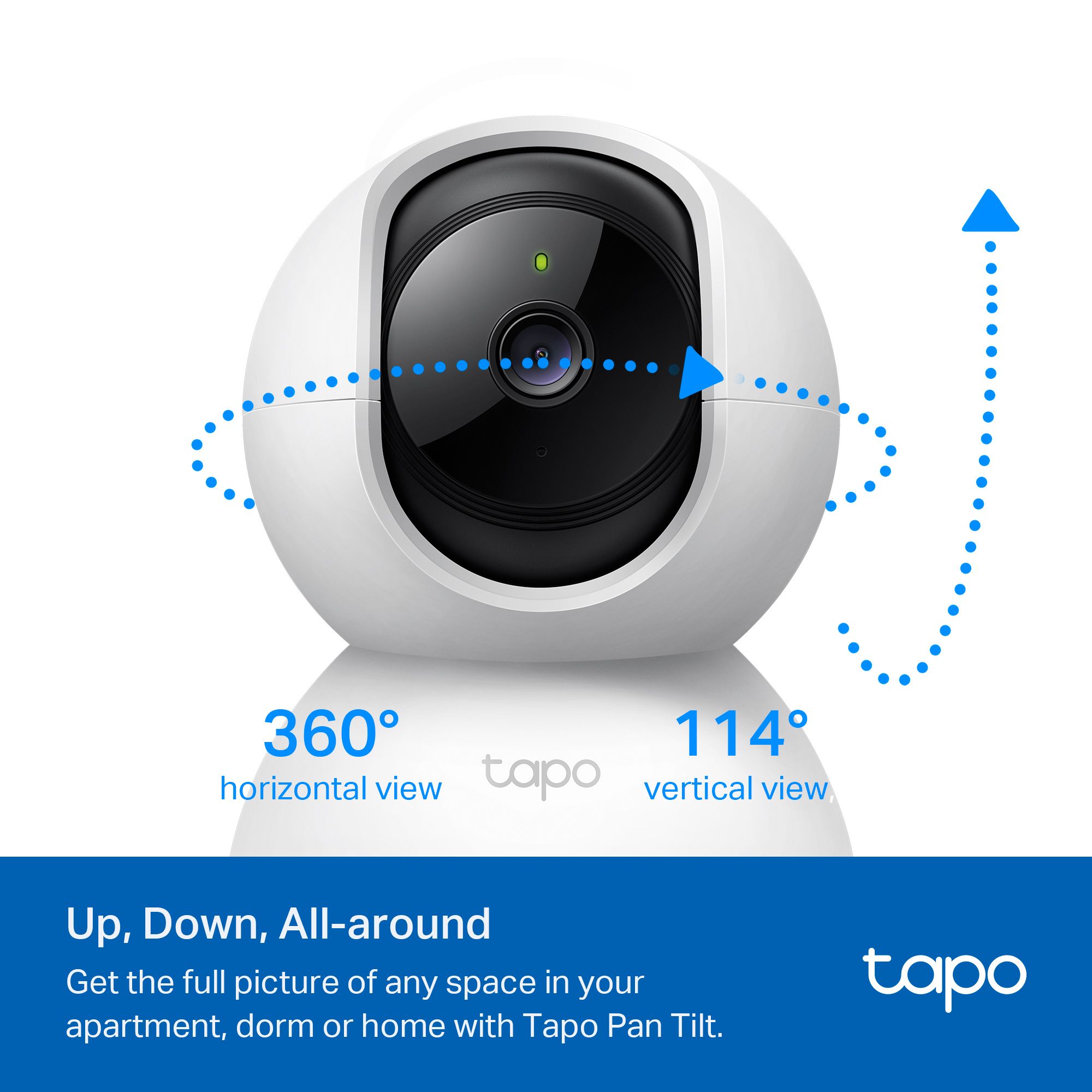 TP-Link Security Camera Tapo C200 Mains-powered All-in-one security ...