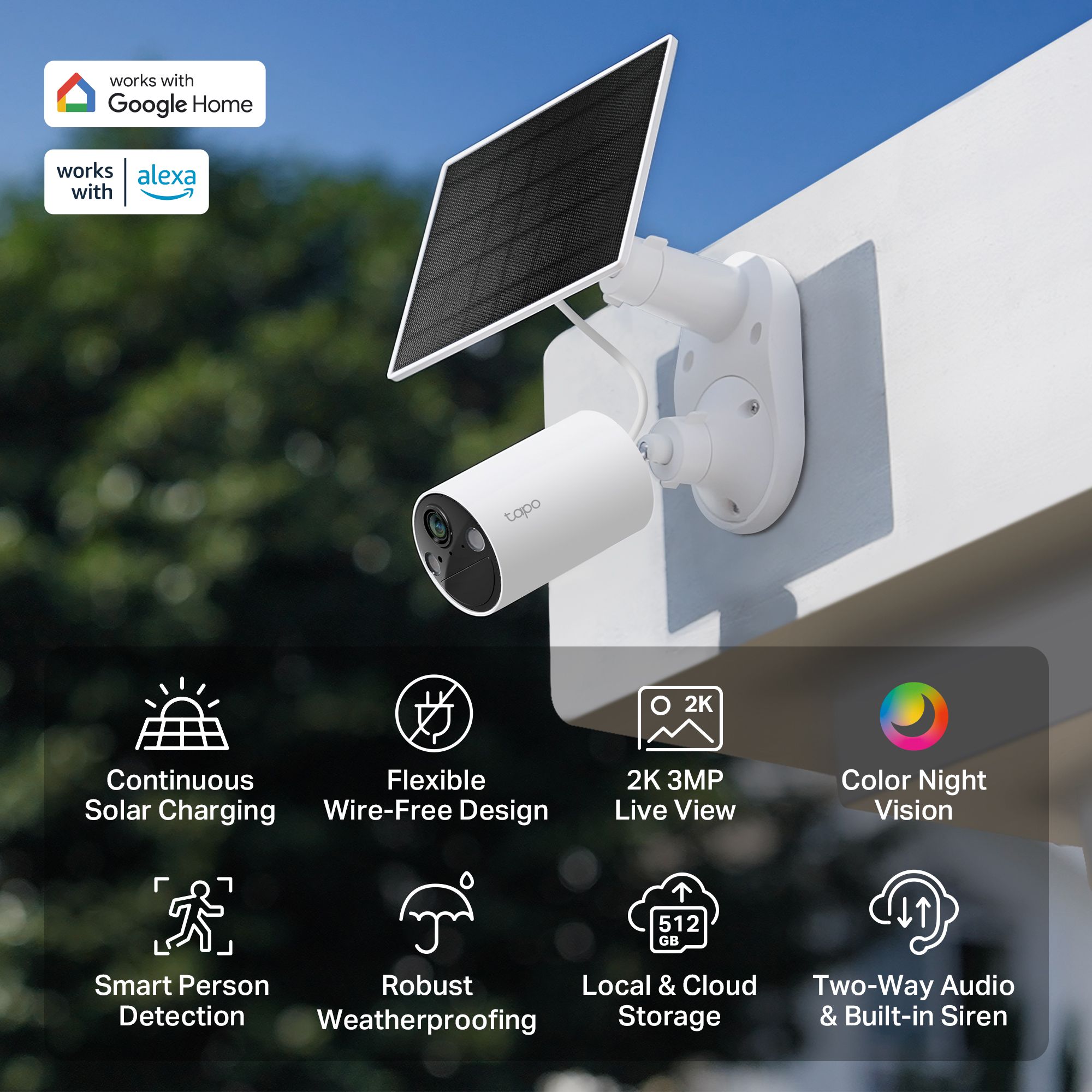 TP-Link Security Camera Tapo C410 KIT Solar-powered All-in-one security ...