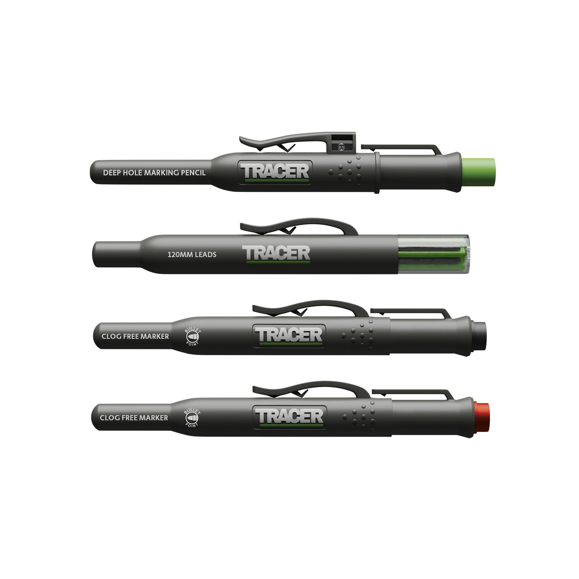 Tracer Assorted Marker kit, Set of 4