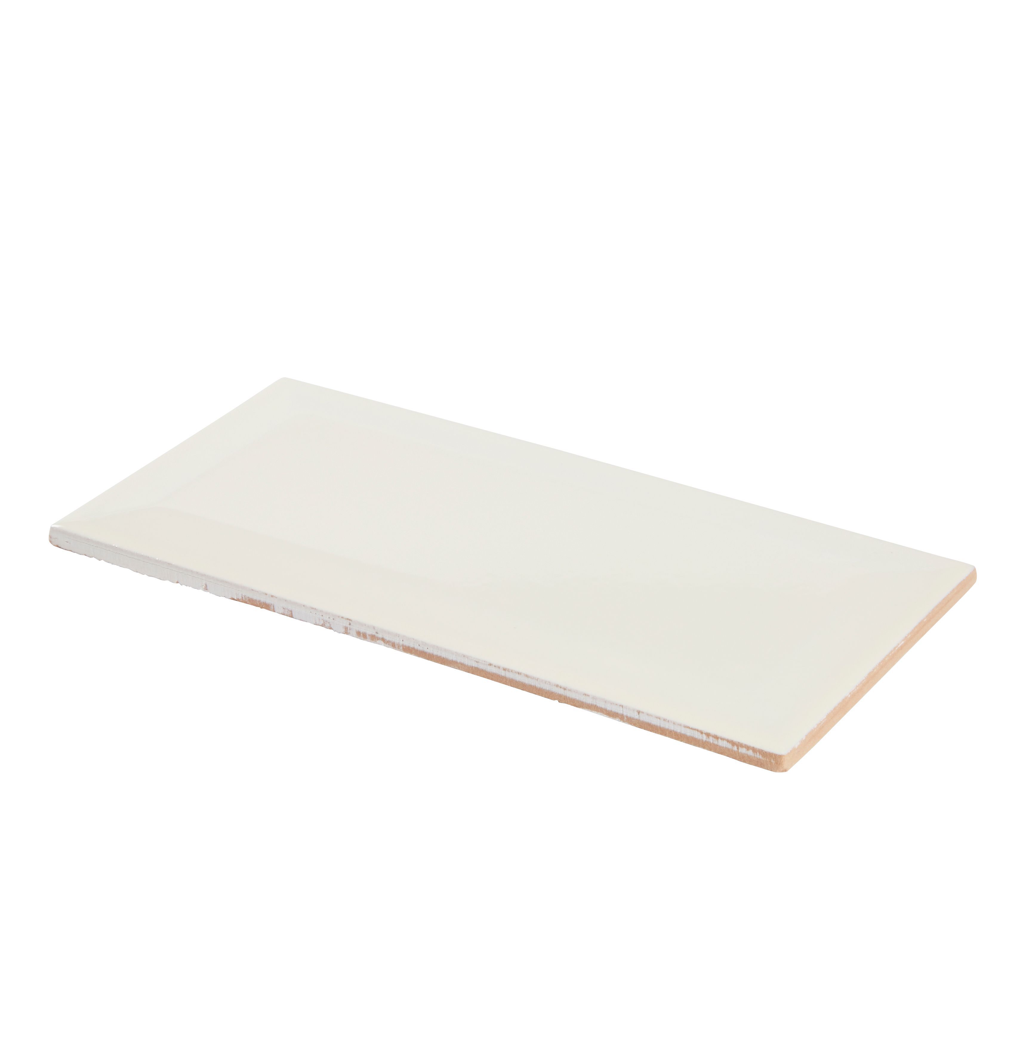 Trentie Ivory Gloss Metro Ceramic Indoor Wall Tile Sample