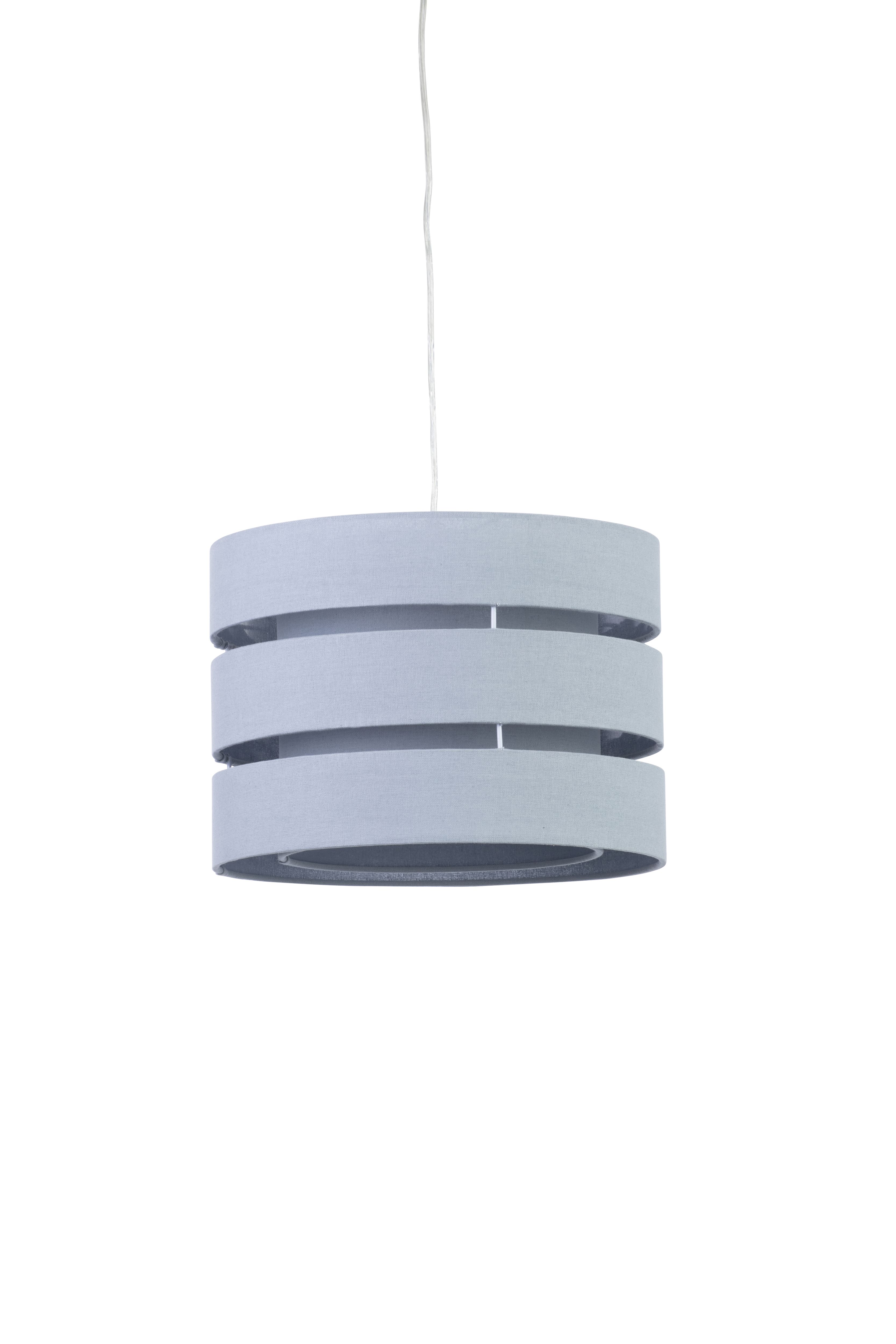 Trio Light Grey Pendant Light shade (D)28cm