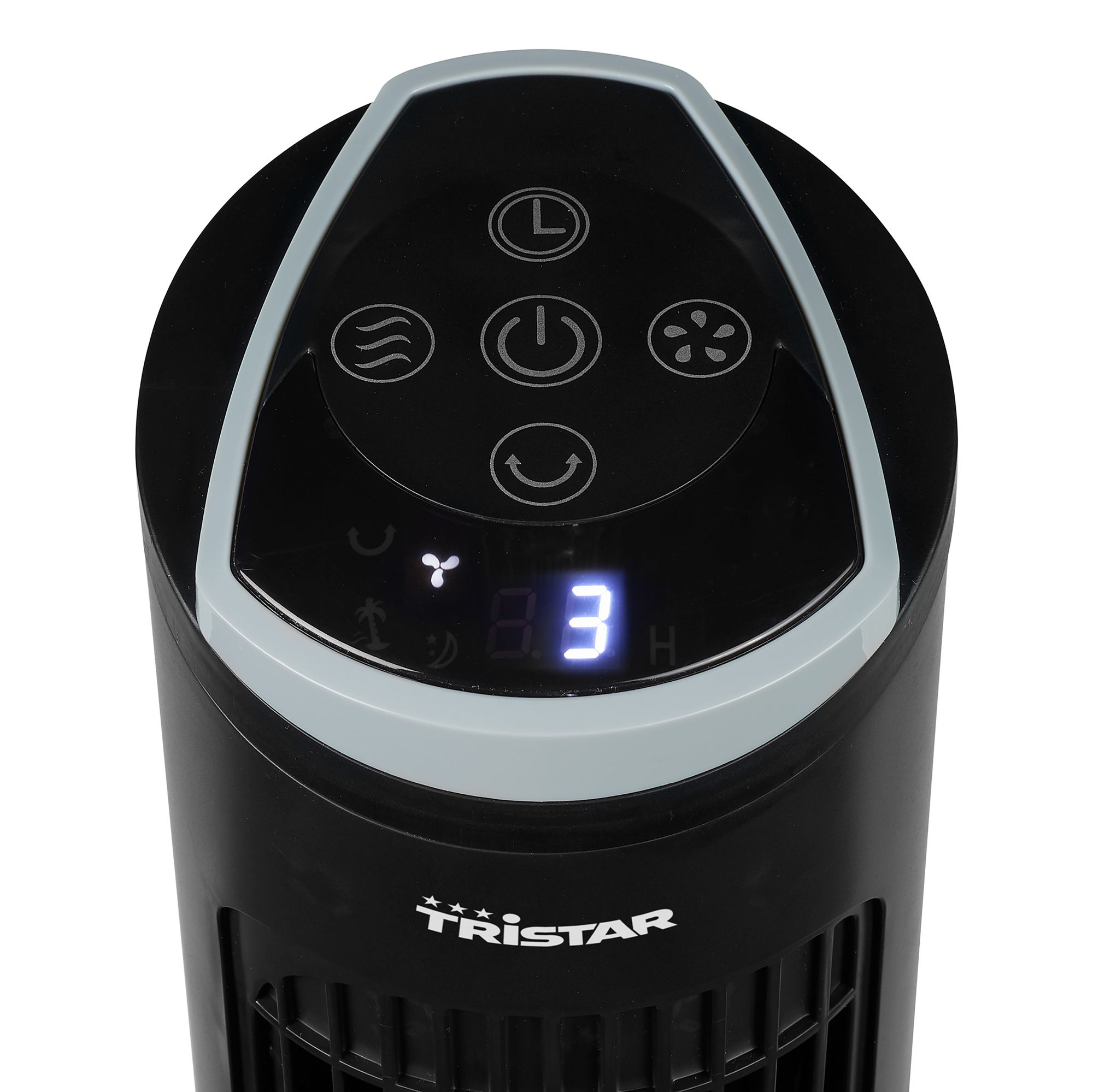 Tristar Black 3-speed 220-240V Tower fan