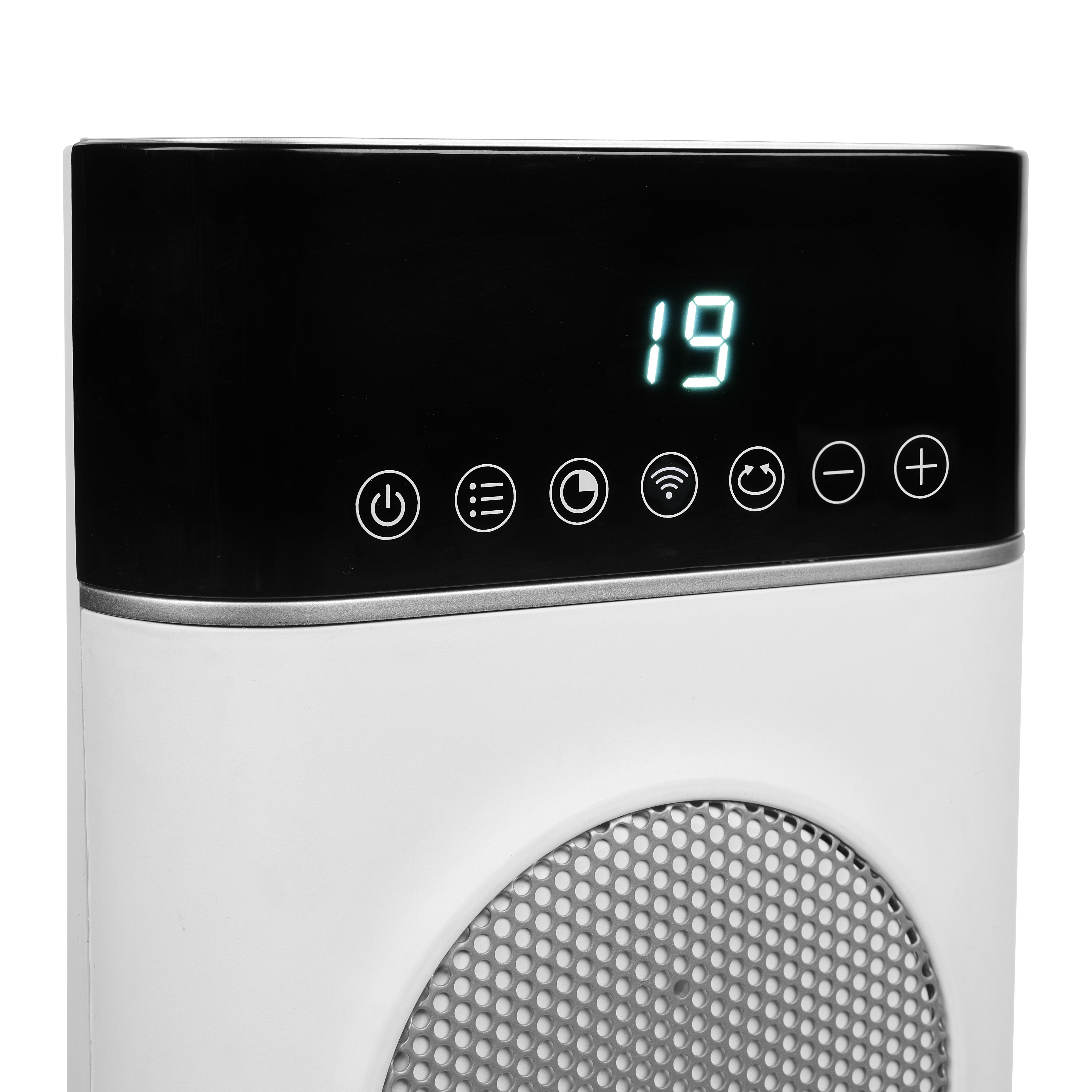 Tristar Heaters 2000W White Freestanding Smart Ceramic Digital Fan heater