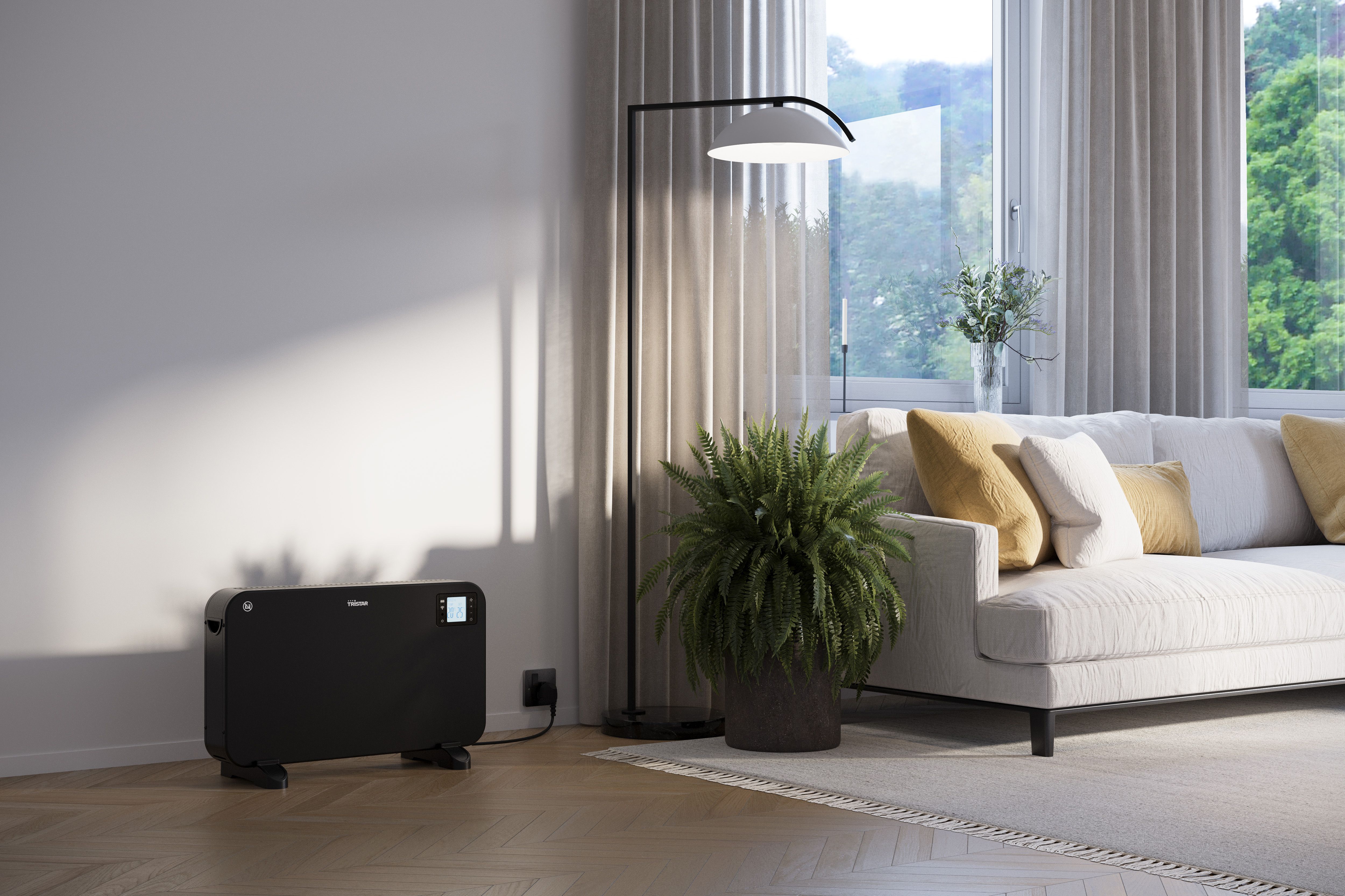Tristar Smart Black 2kW Convector heater