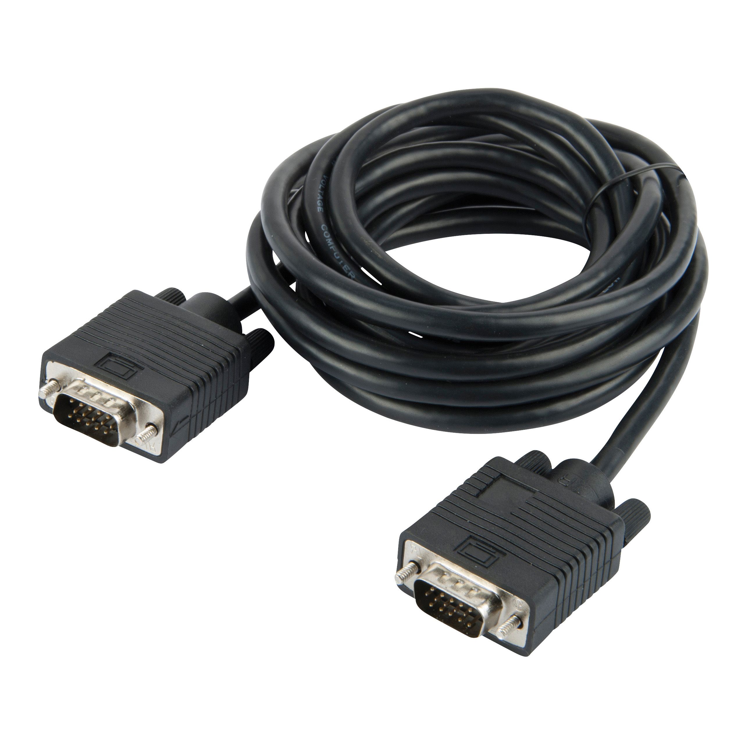 Tristar VGA Black Cable, 3m | DIY at B&Q