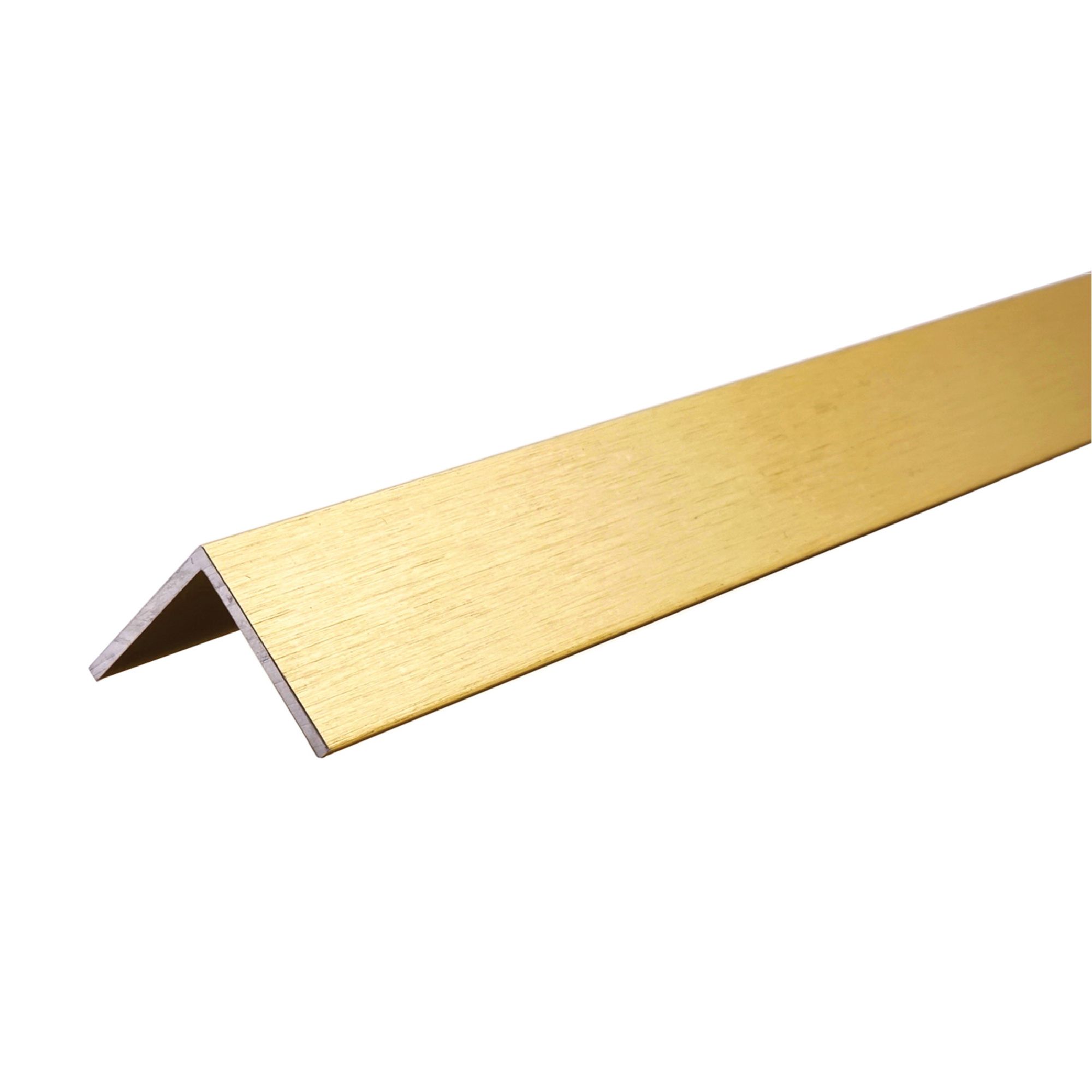 Triton Panel external corner joint (W)11mm (T)11mm - Gloss brass