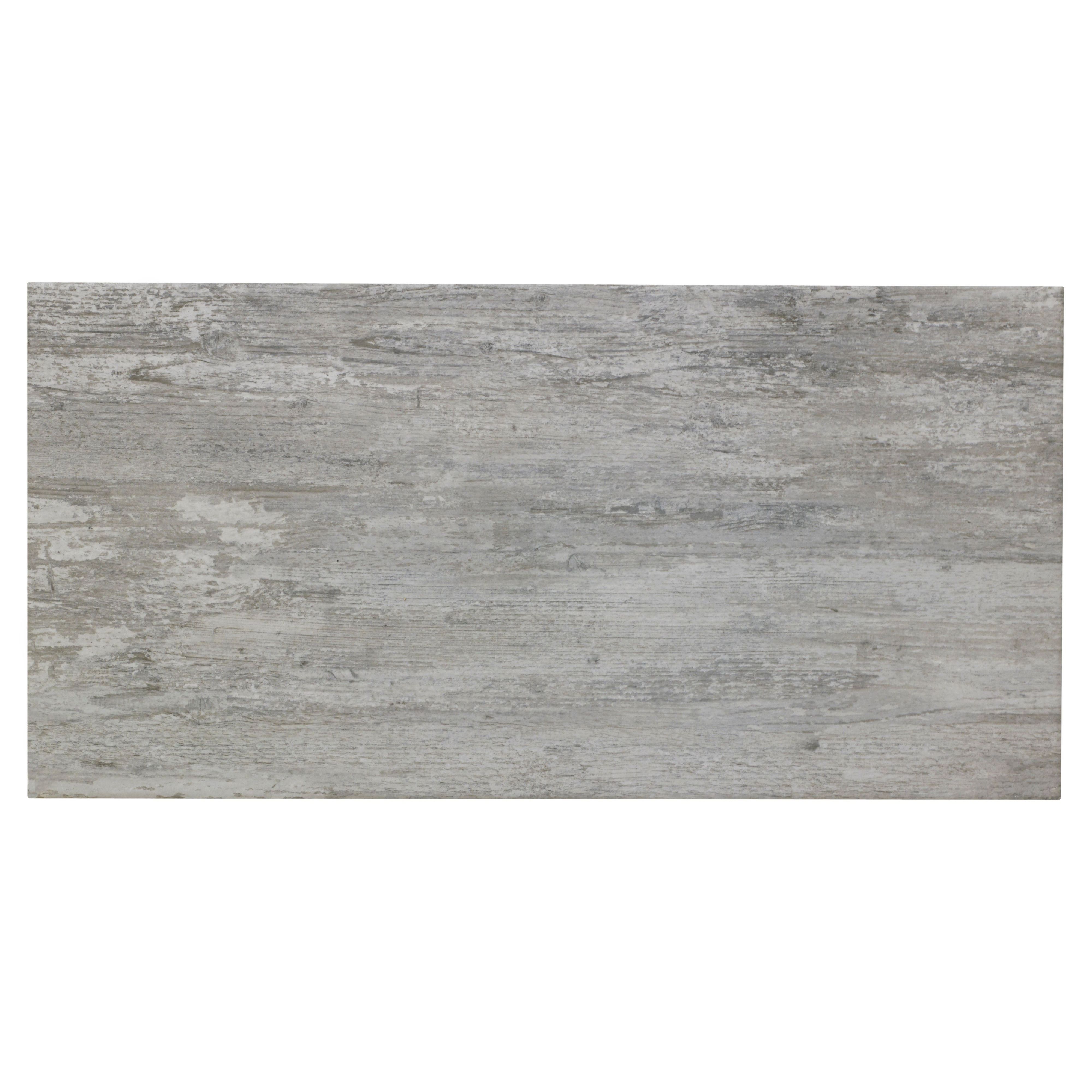 Buy Troy Lofthouse Wood Smoke Matt Wood effect Ceramic Indoor Wall & floor Tile, (L)600mm (W ...
