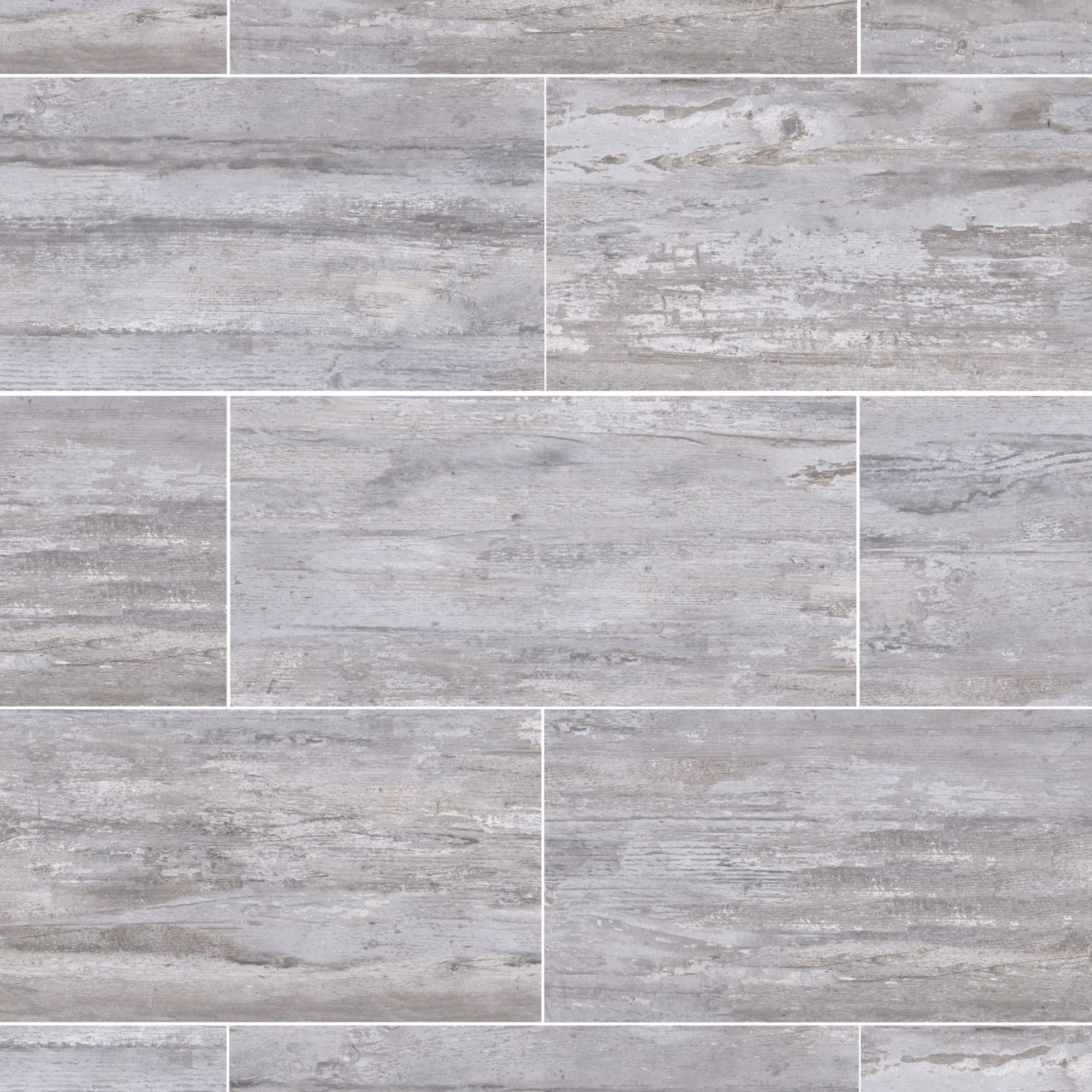 Troy Lofthouse Wood Smoke Matt Wood effect Ceramic Indoor Wall & floor Tile, Pack of 6, (L)600mm ...