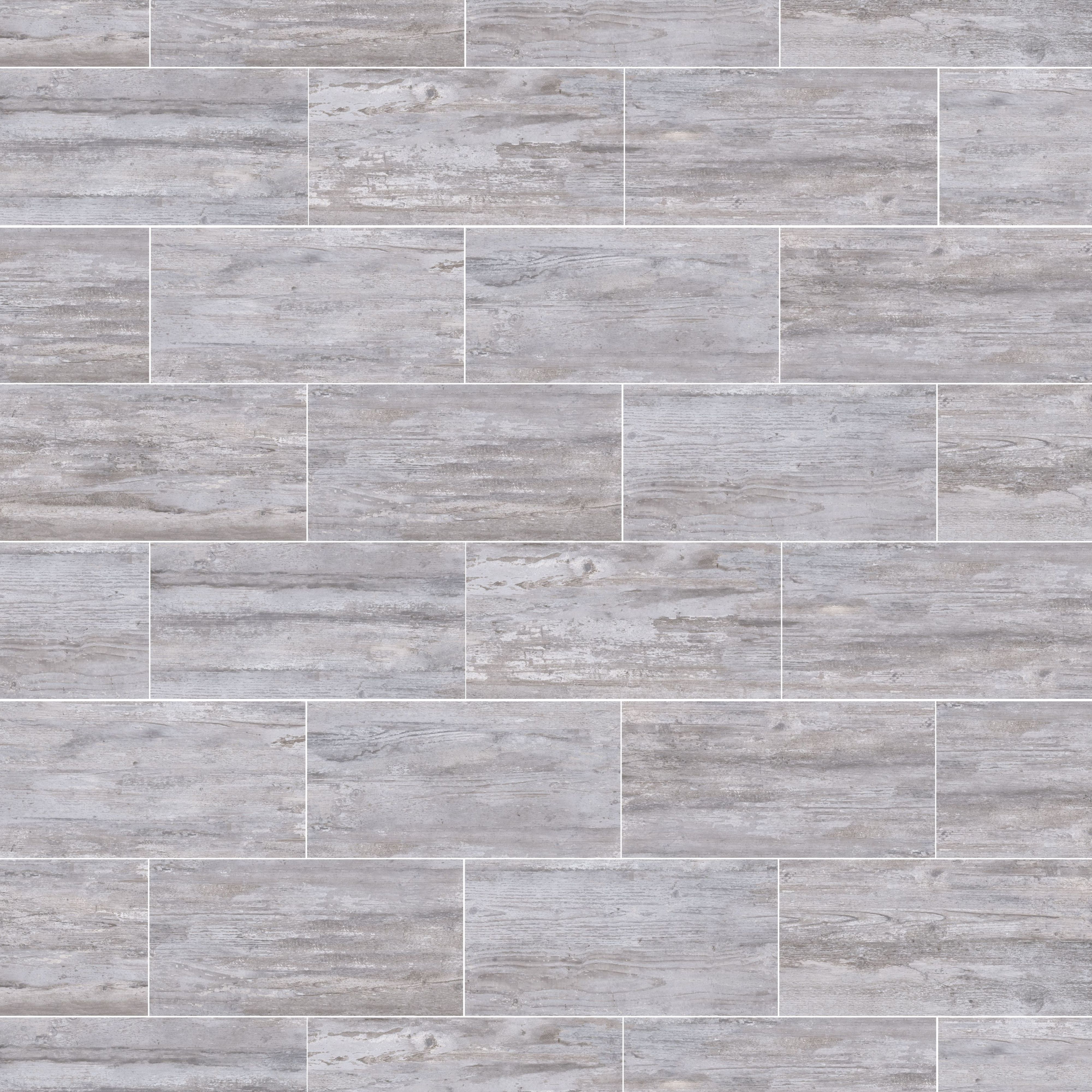 Troy Lofthouse Wood Smoke Matt Wood effect Ceramic Indoor Wall & floor Tile, Pack of 6, (L)600mm ...