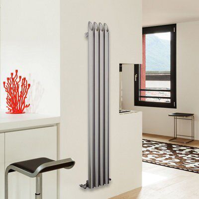 Tubular Vertical Radiator, (W)200mm x (H)1800mm