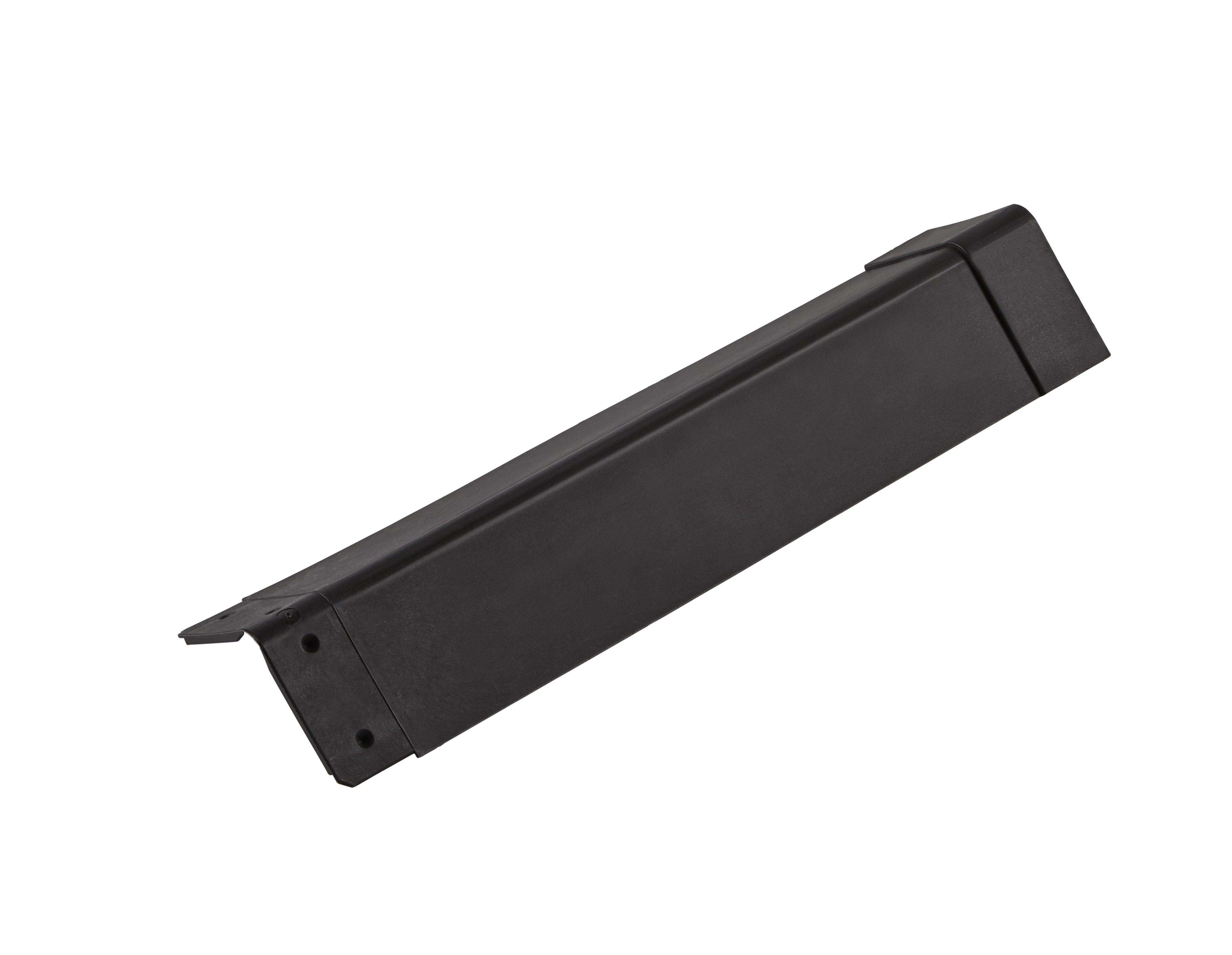 Tuilix Slate grey Recyclable & recycled plastic Ridge piece (L)560mm (W ...