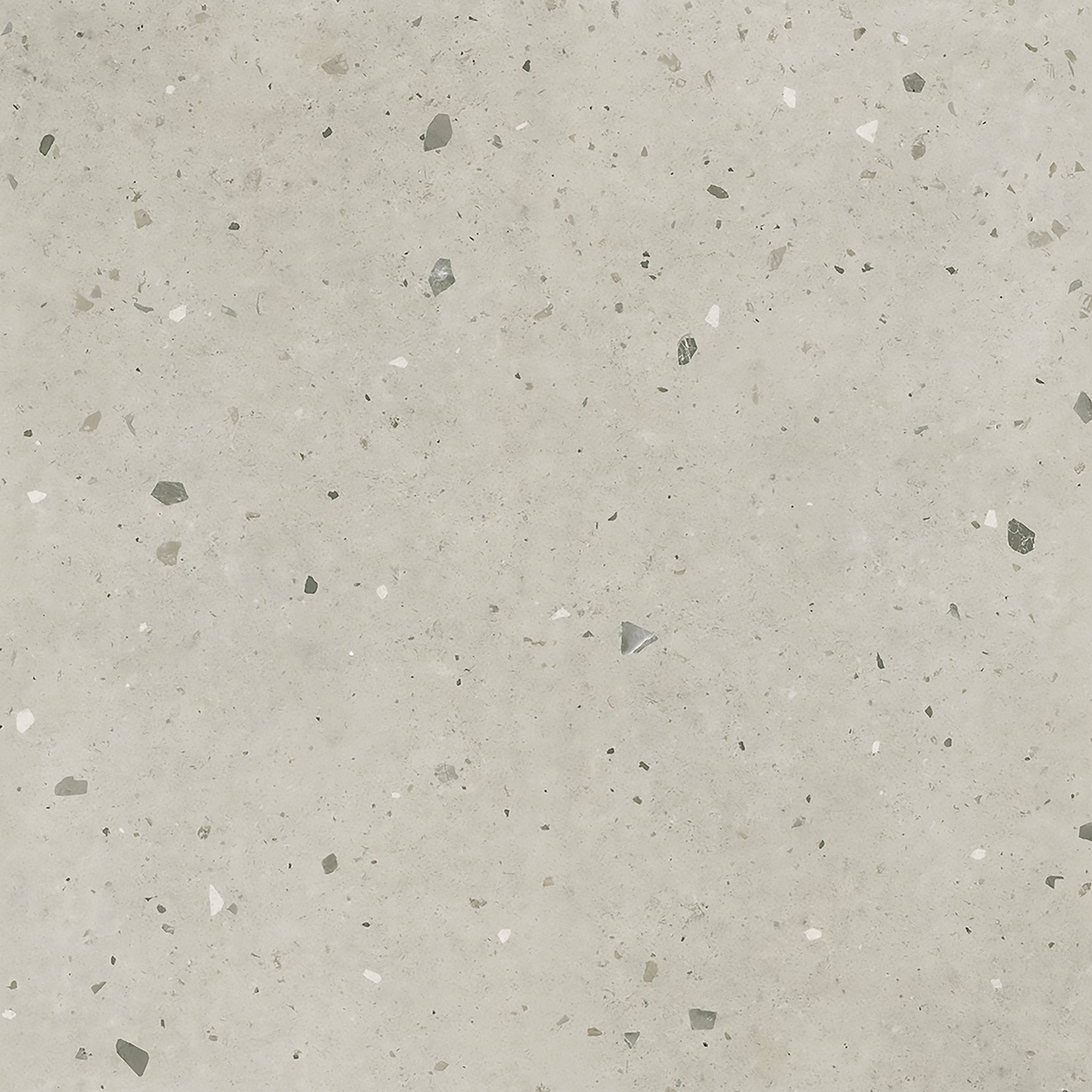 Tulum Grey Matt Terrazzo Stone effect Porcelain Indoor Wall & floor ...