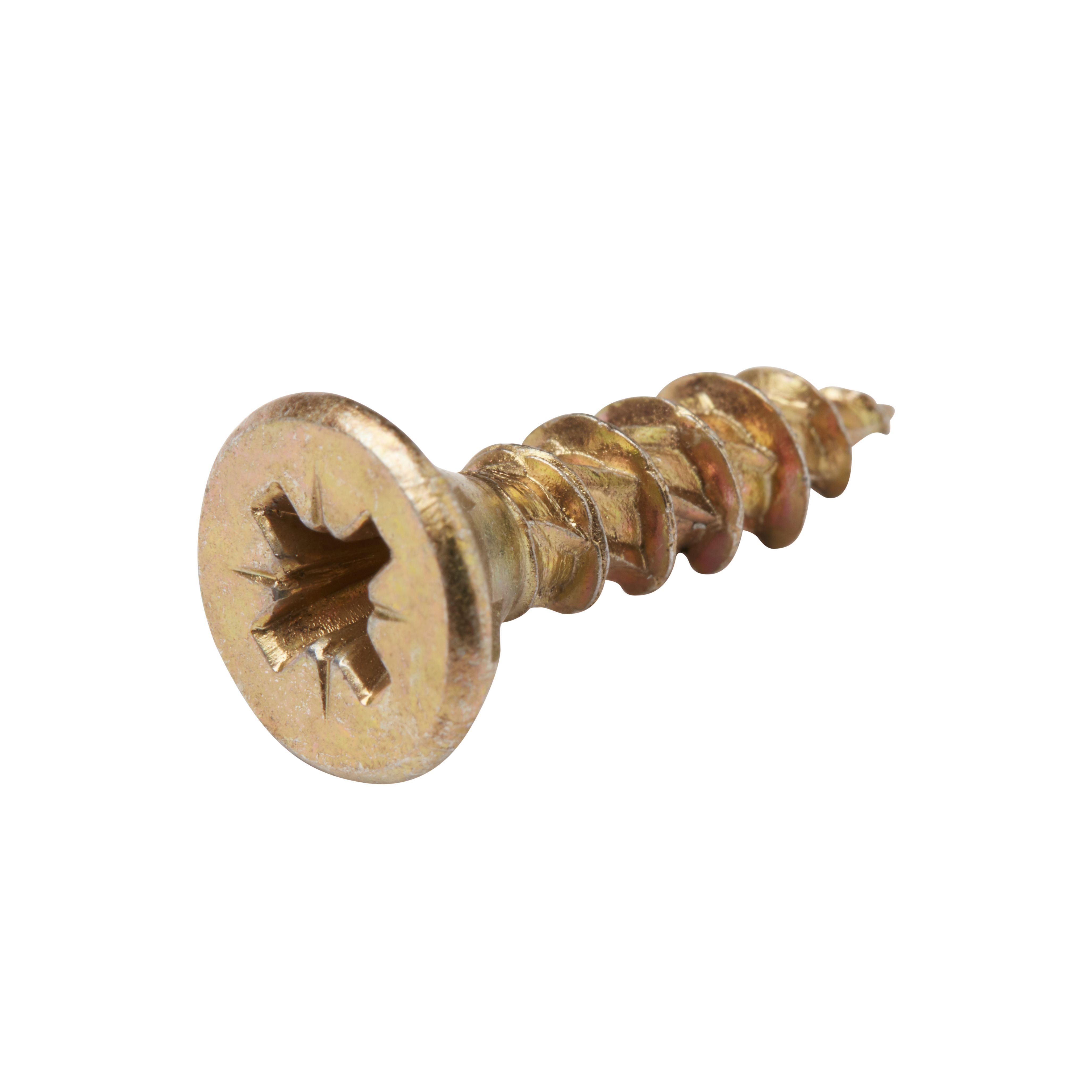 TurboDrive Pozidriv Yellow-passivated Steel Screw (Dia)5mm (L)20mm ...
