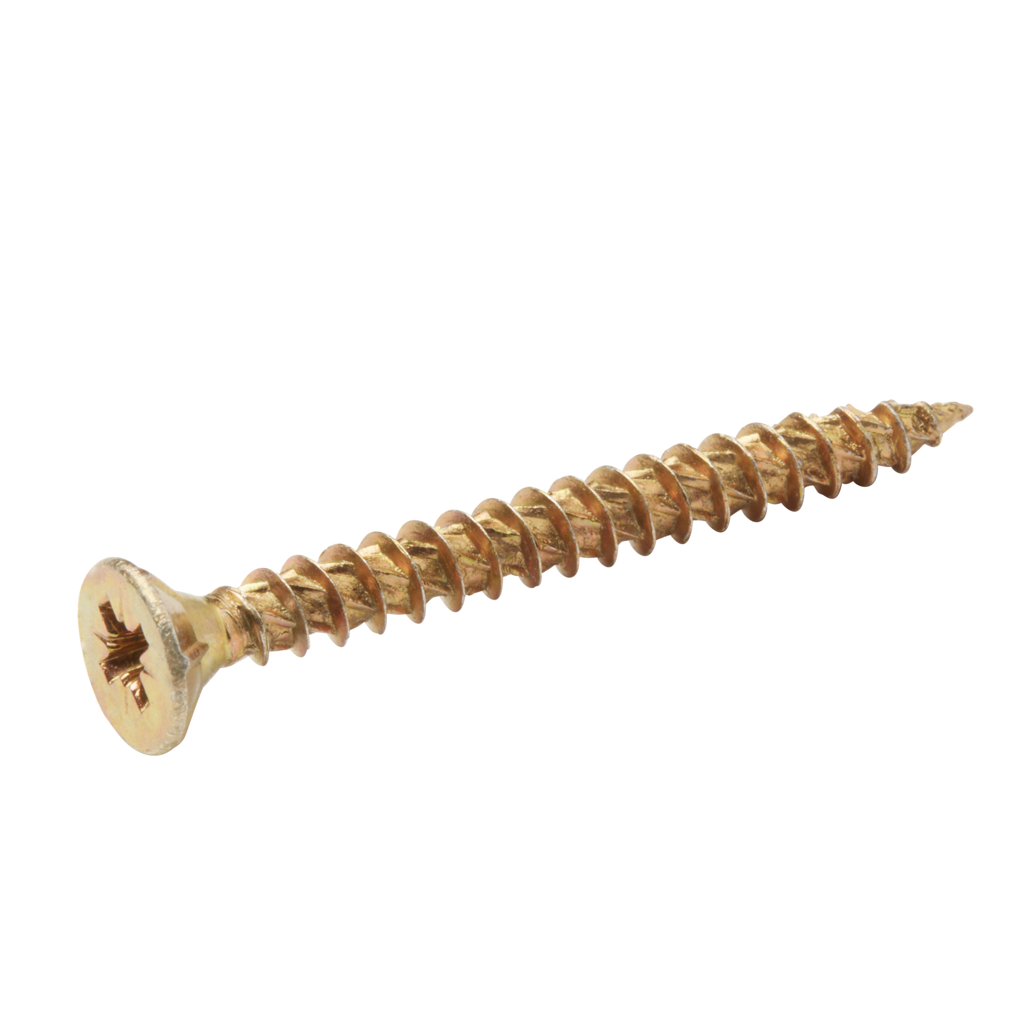 TurboDrive PZ Double-countersunk Yellow-passivated Steel Wood screw ...