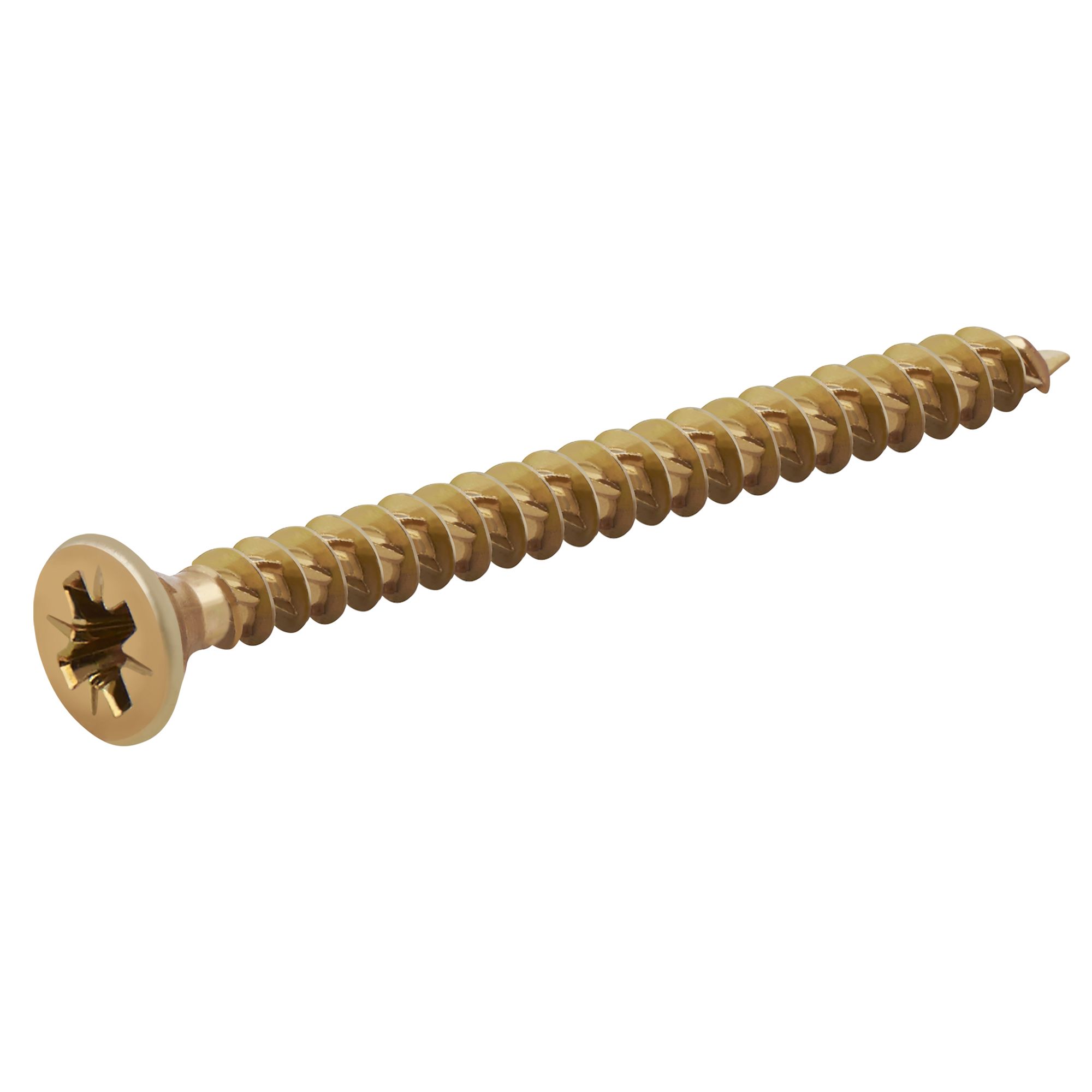 TurboDrive PZ Double self-countersunk Yellow-passivated Steel Screw ...