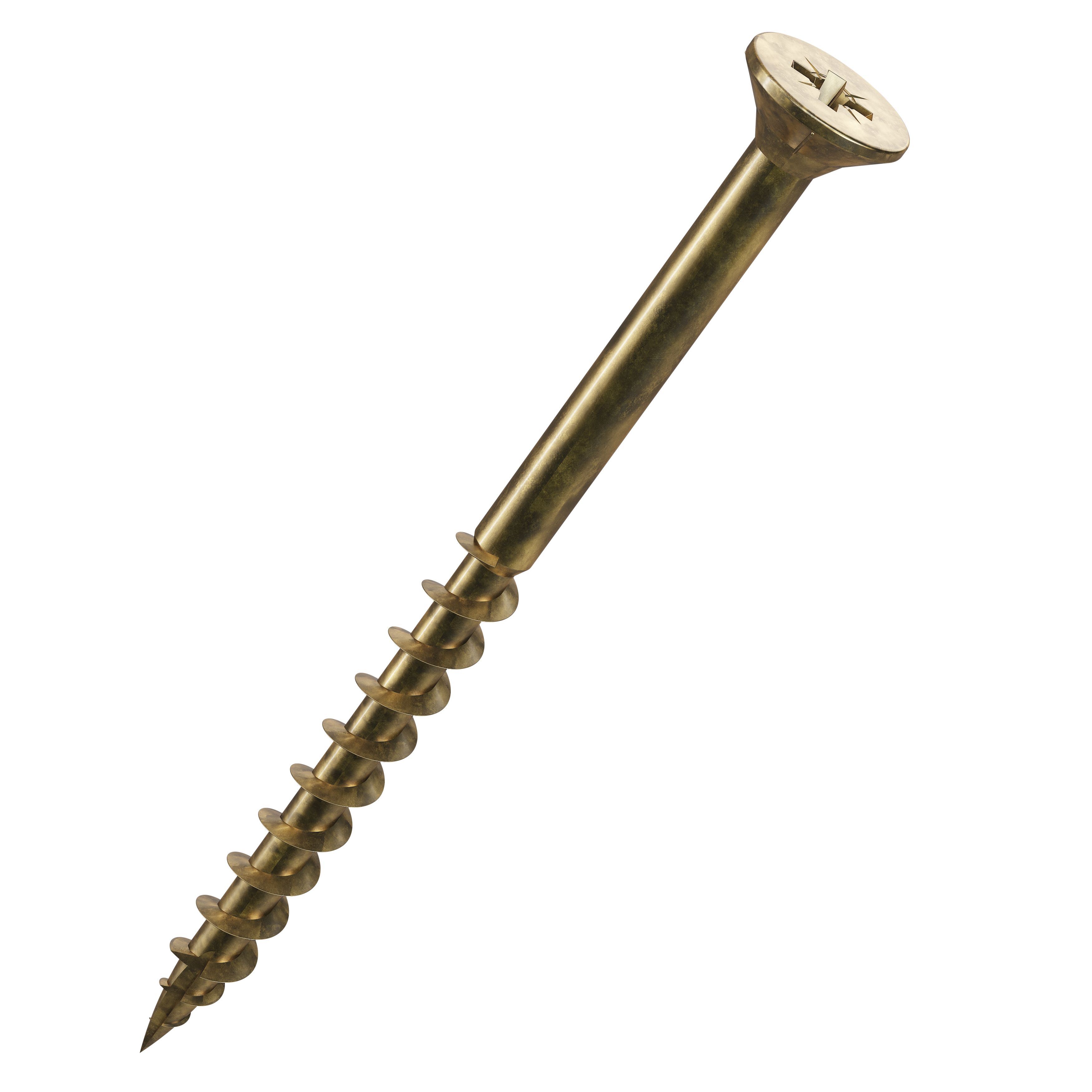 Buy TurboGold Yellow-passivated Carbon steel Screw (Dia)5mm (L)90mm ...