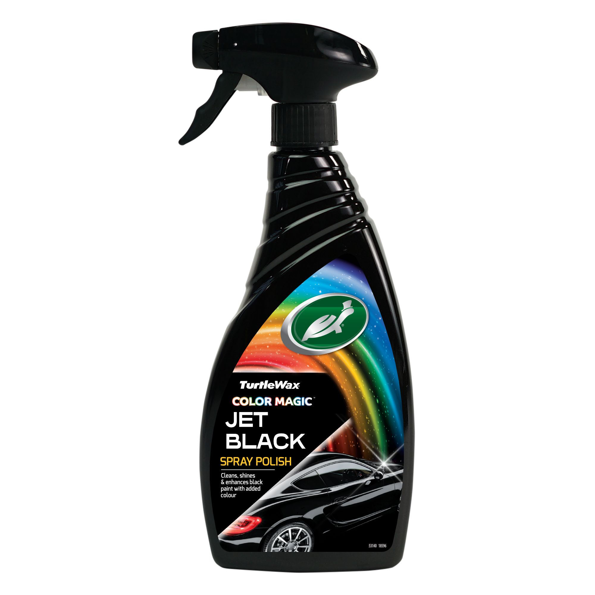 Turtle Wax Jet Black Paintwork Wax, 560g 500ml Trigger spray bottle ...