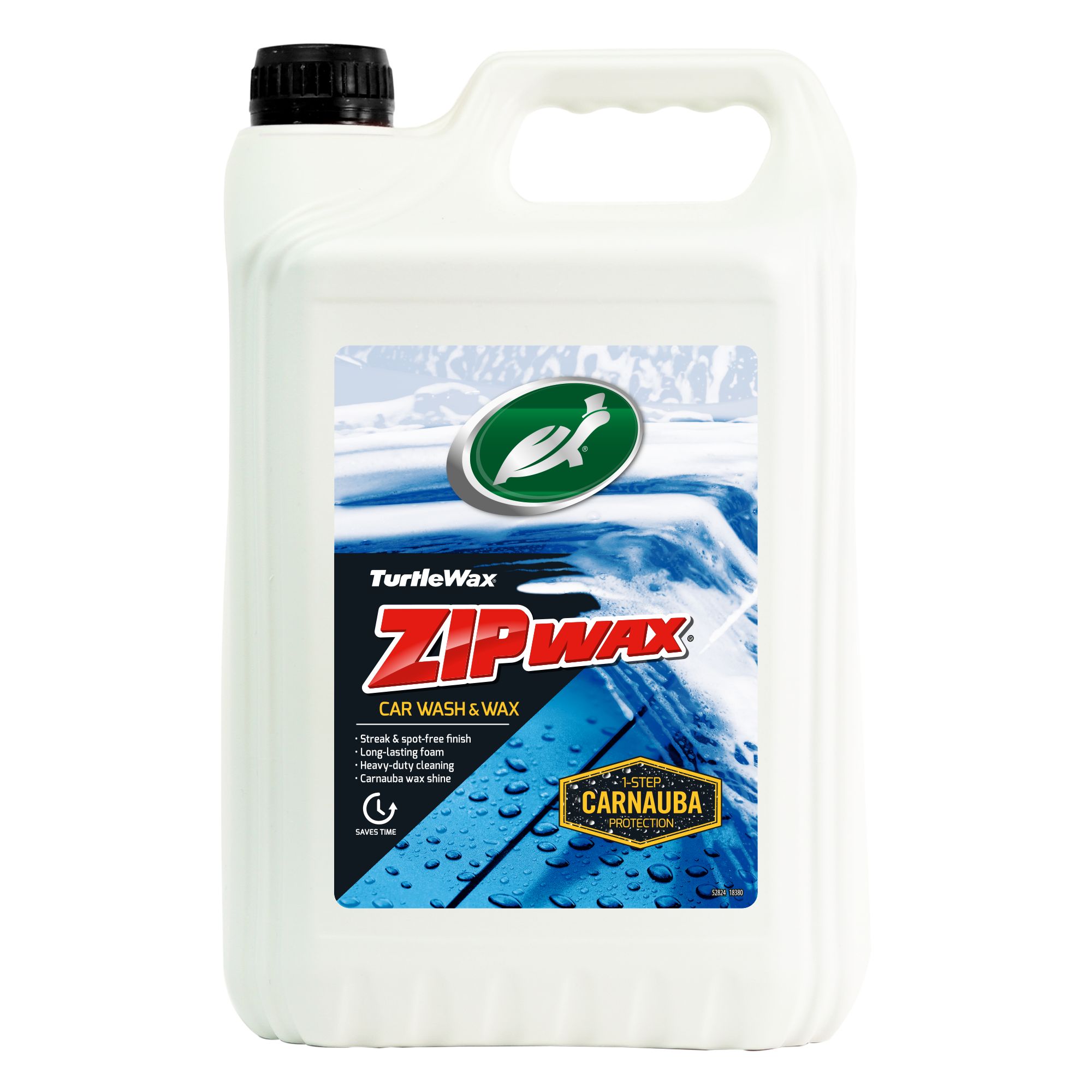 Turtle Wax Zipwax Wash & wax, 5L Bottle | DIY at B&Q