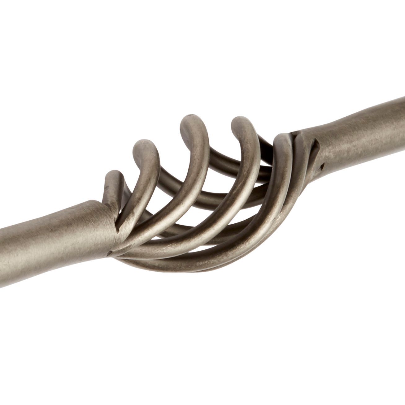 Twisted cage Antique silver effect Cabinet Handle (L)22.6cm (D)37mm