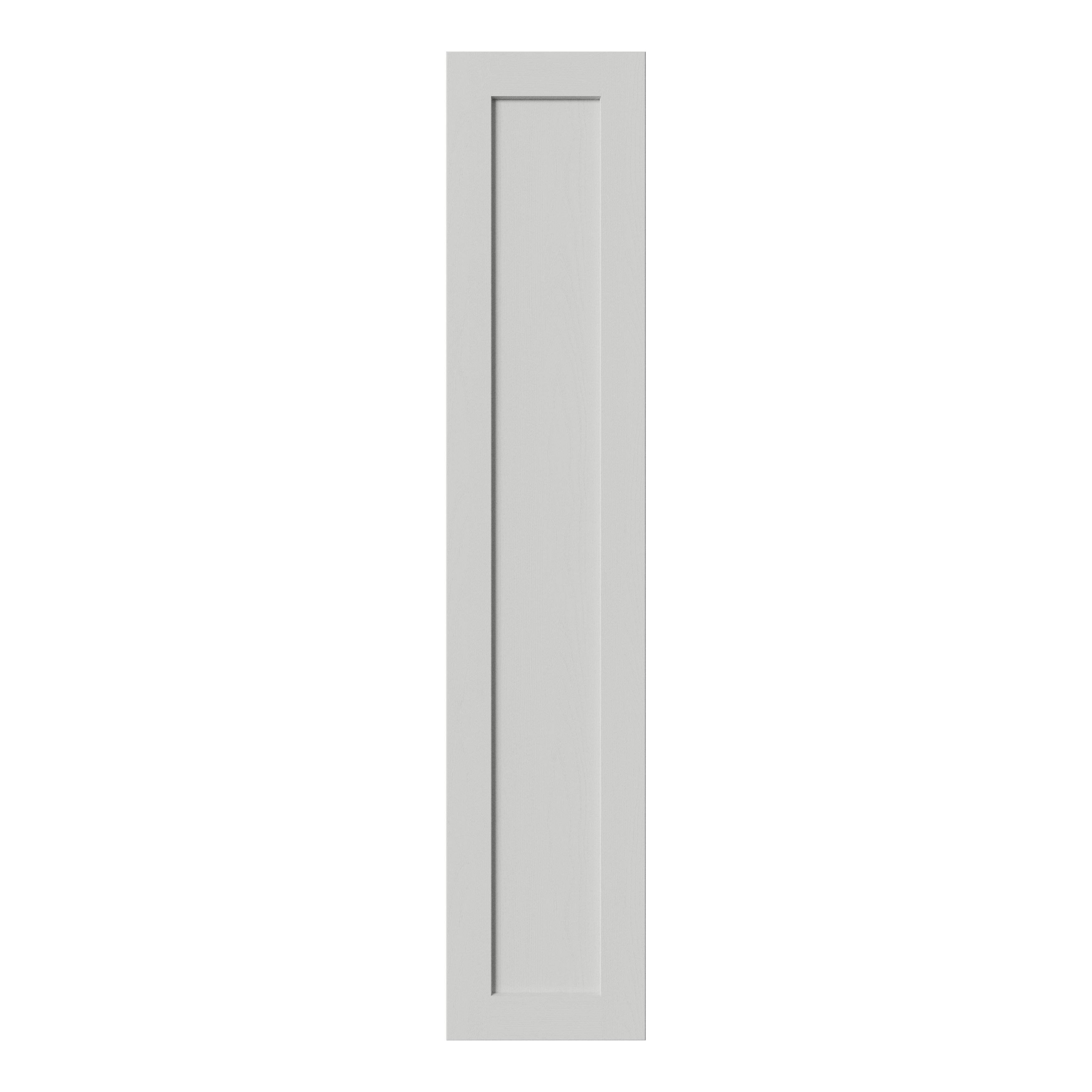 Tydeman Matt grey Shaker 70:30 Larder Cabinet door (W)300mm (H)1467mm ...