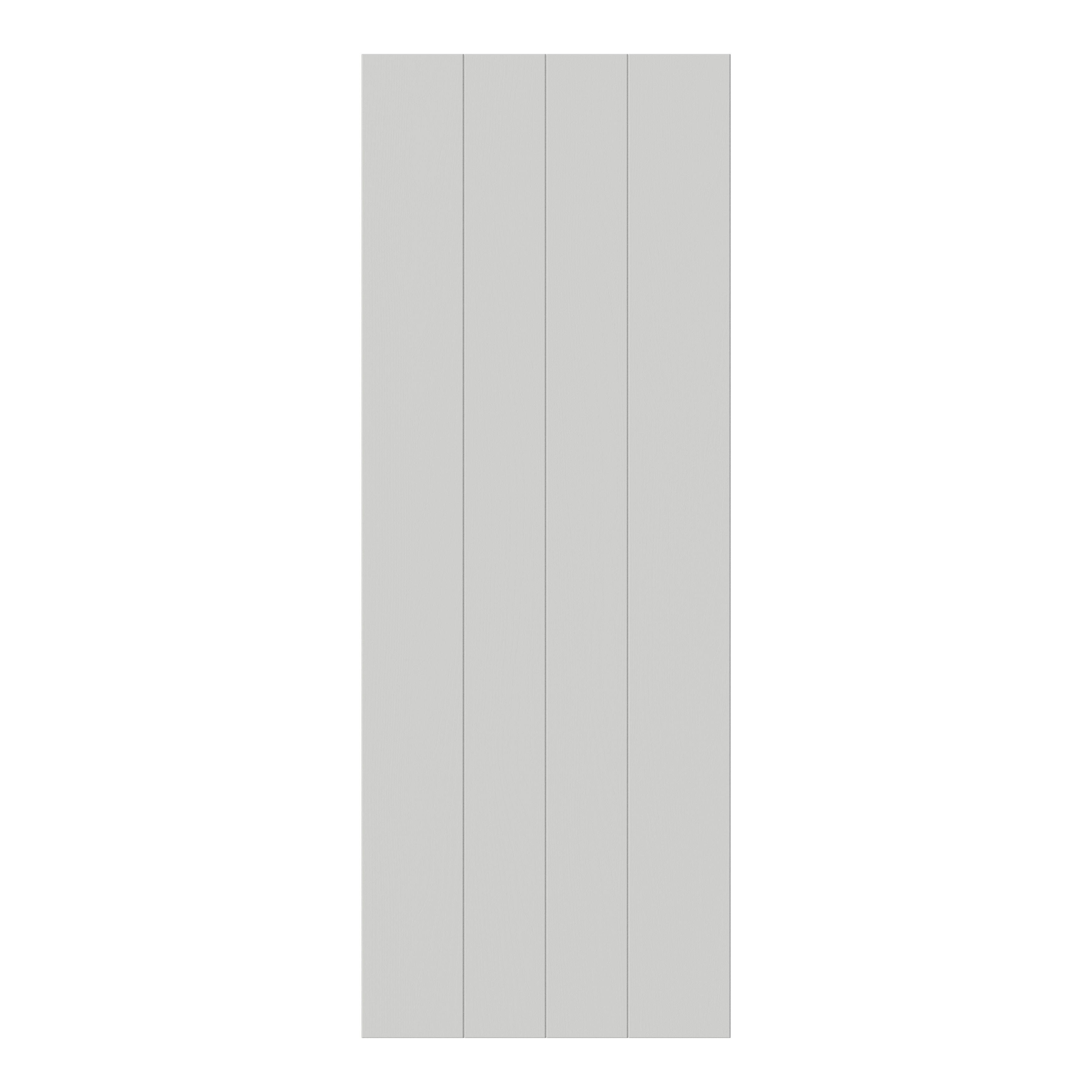 Tydeman Matt light grey Tongue & Groove Tall Clad on larder panel (H ...