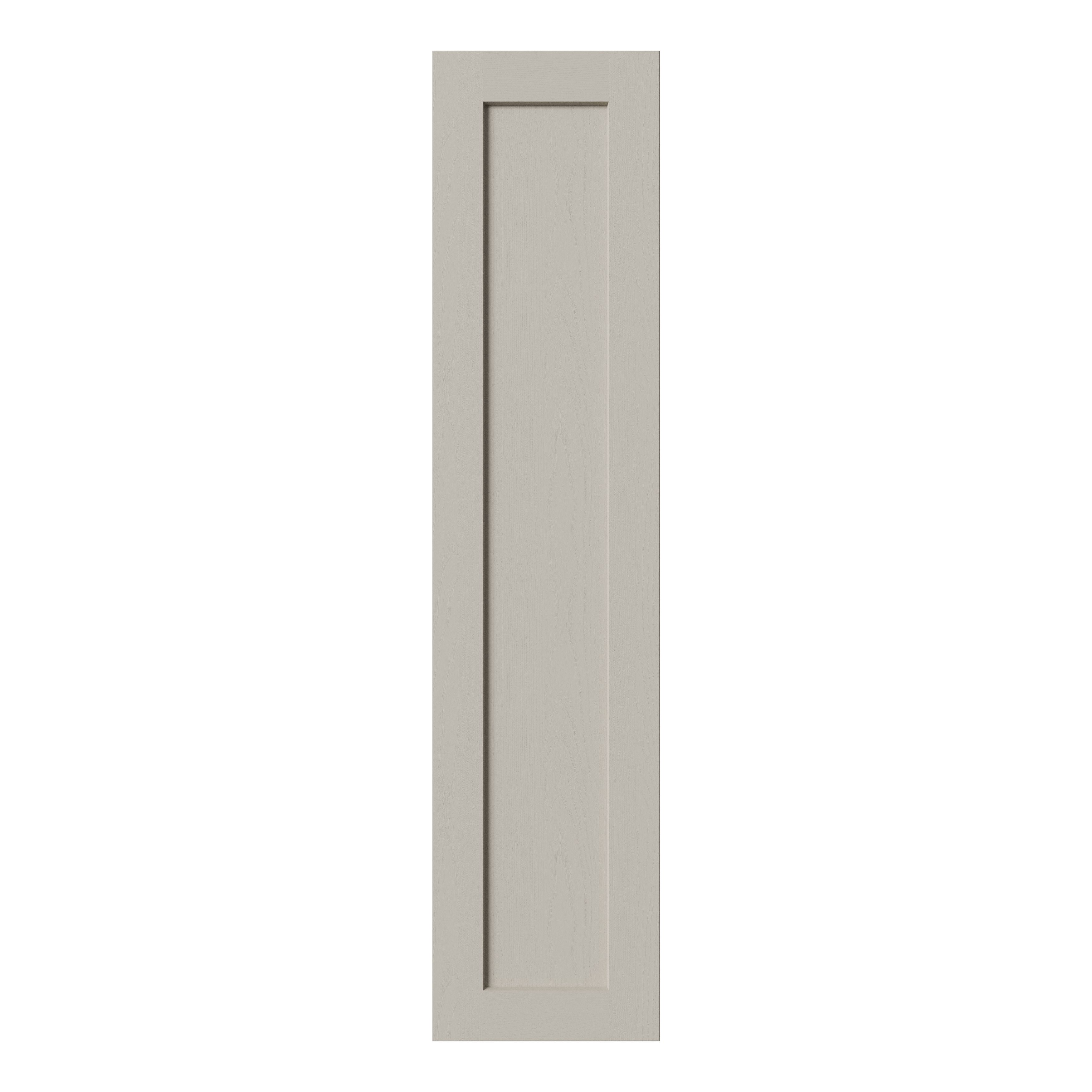 Tydeman Matt pebble Shaker 70:30 Larder Cabinet door (W)300mm (H)1287mm ...