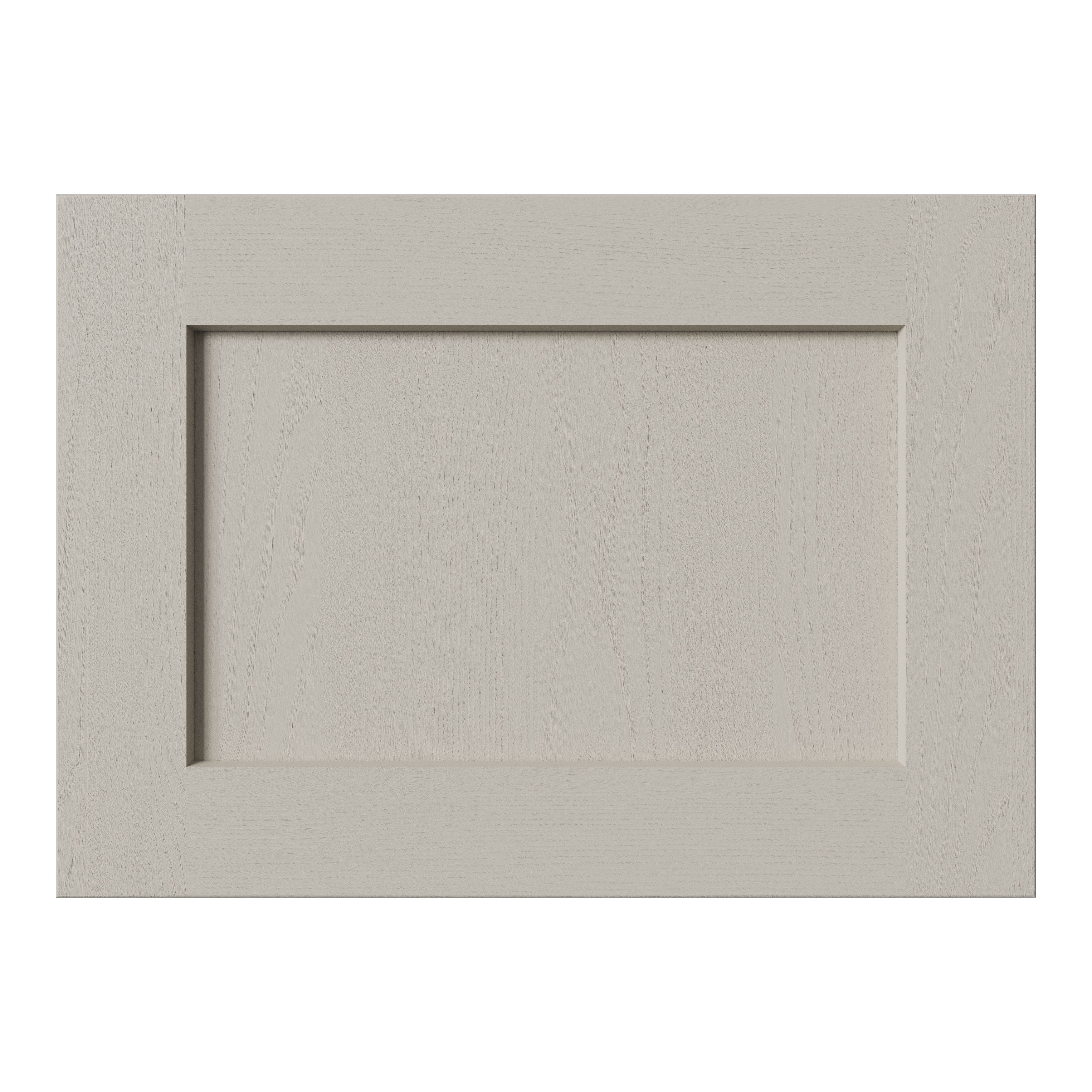 Tydeman Matt pebble Shaker Bridging door & pan drawer front, 356mm x ...
