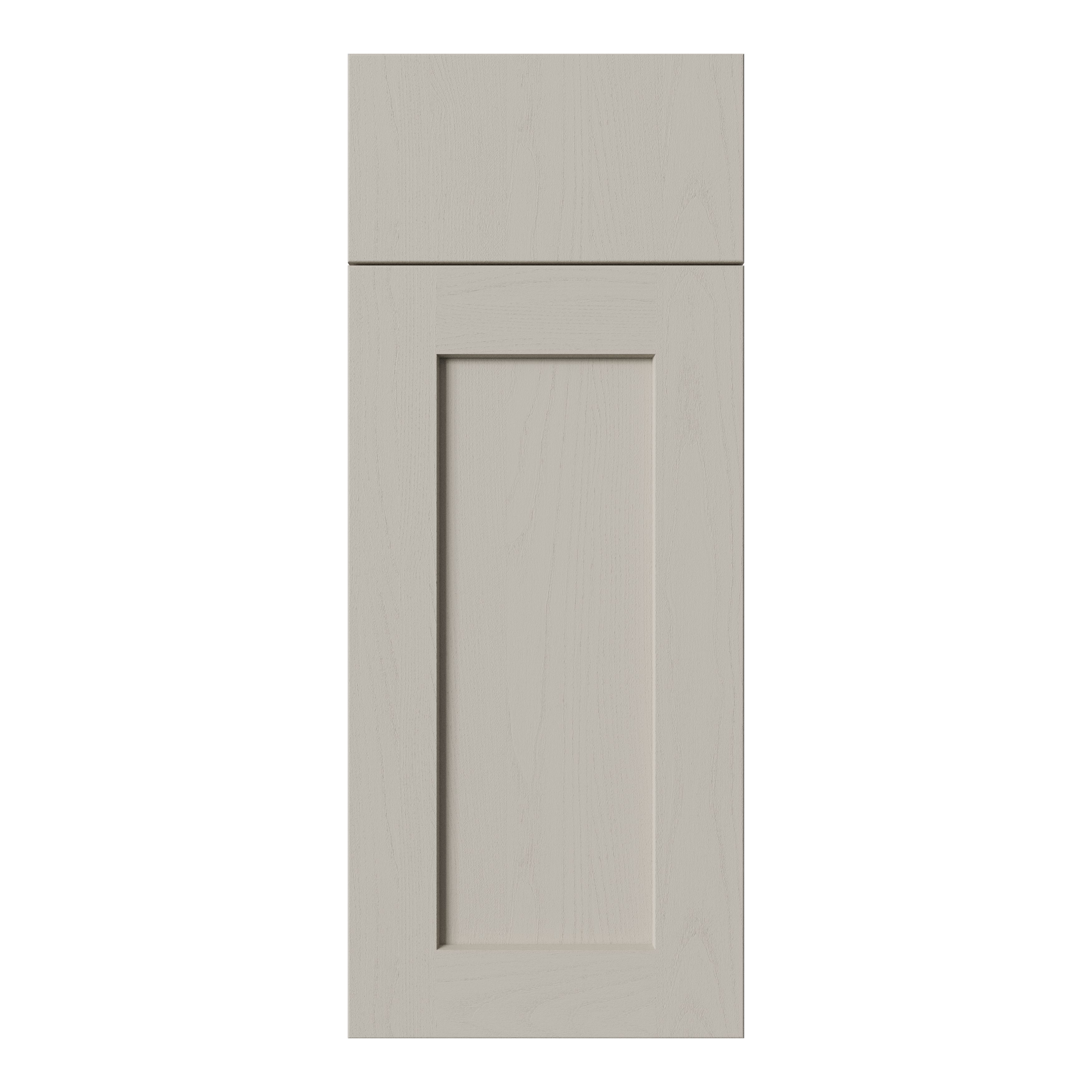 Buy Tydeman Matt pebble Shaker Drawerline Cabinet door (W)300mm (H ...