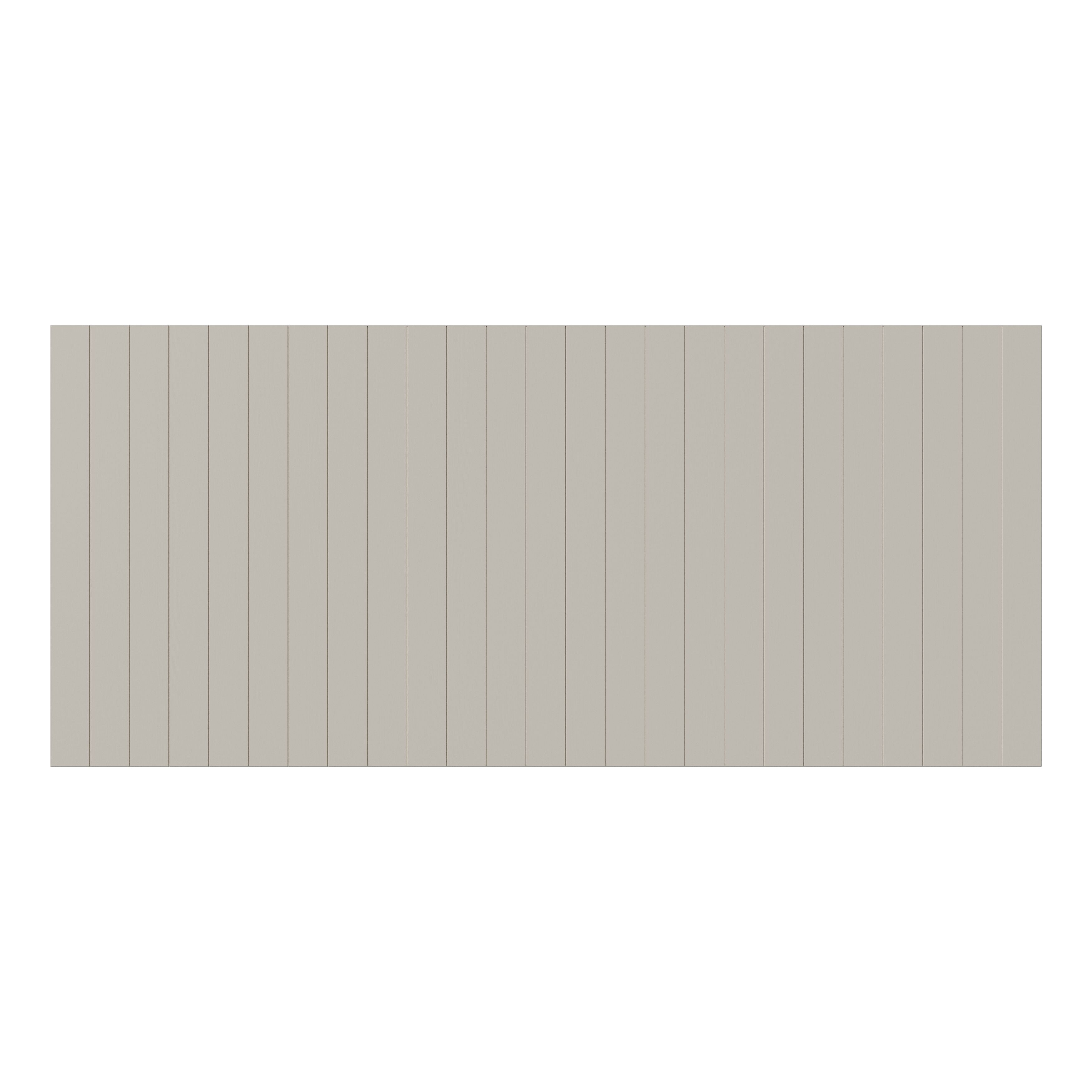 Tydeman Matt pebble Tongue & Groove Standard Breakfast bar back panel ...