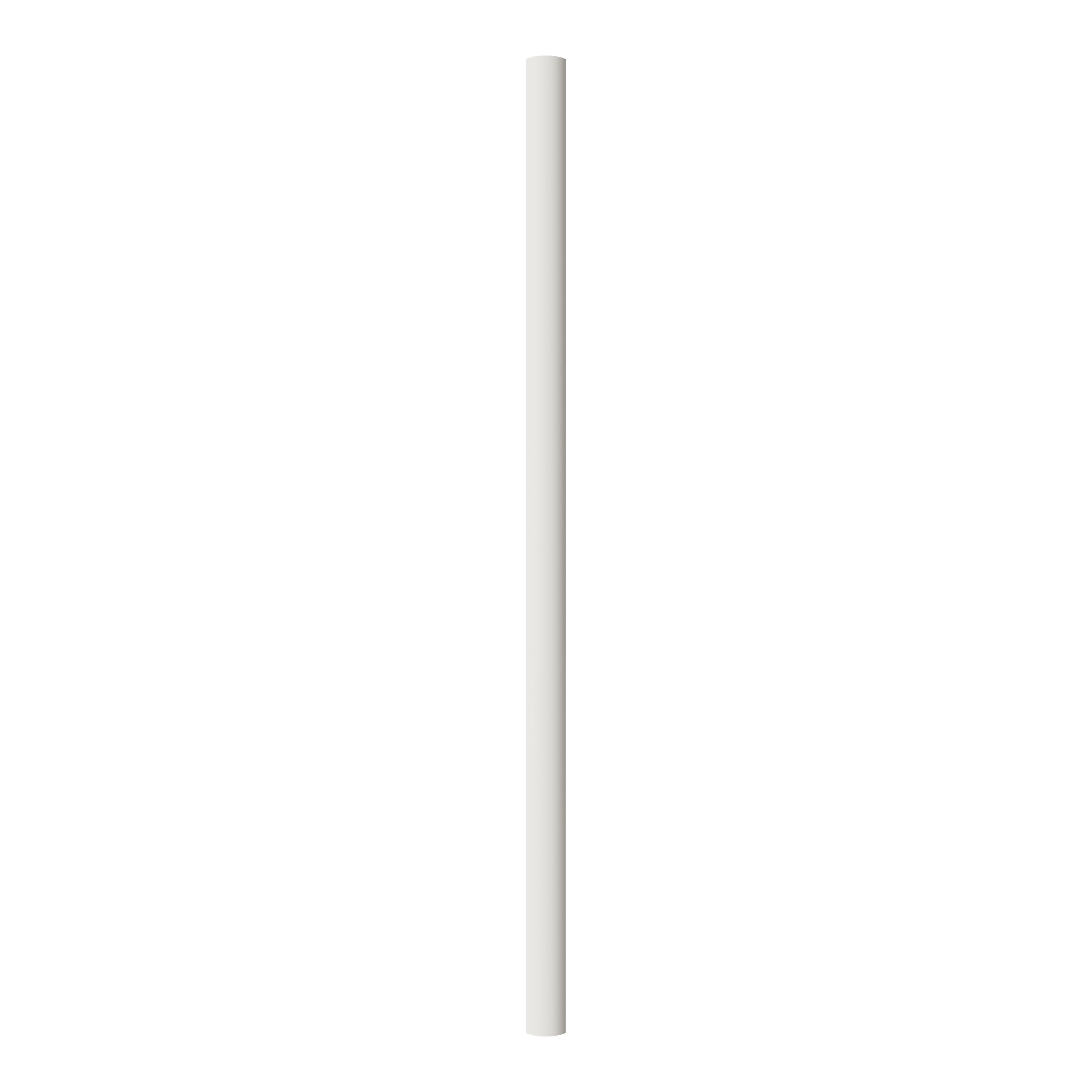 Tydeman Matt Porcelain Curved Pilaster, (H)2400mm (W)70mm | DIY at B&Q