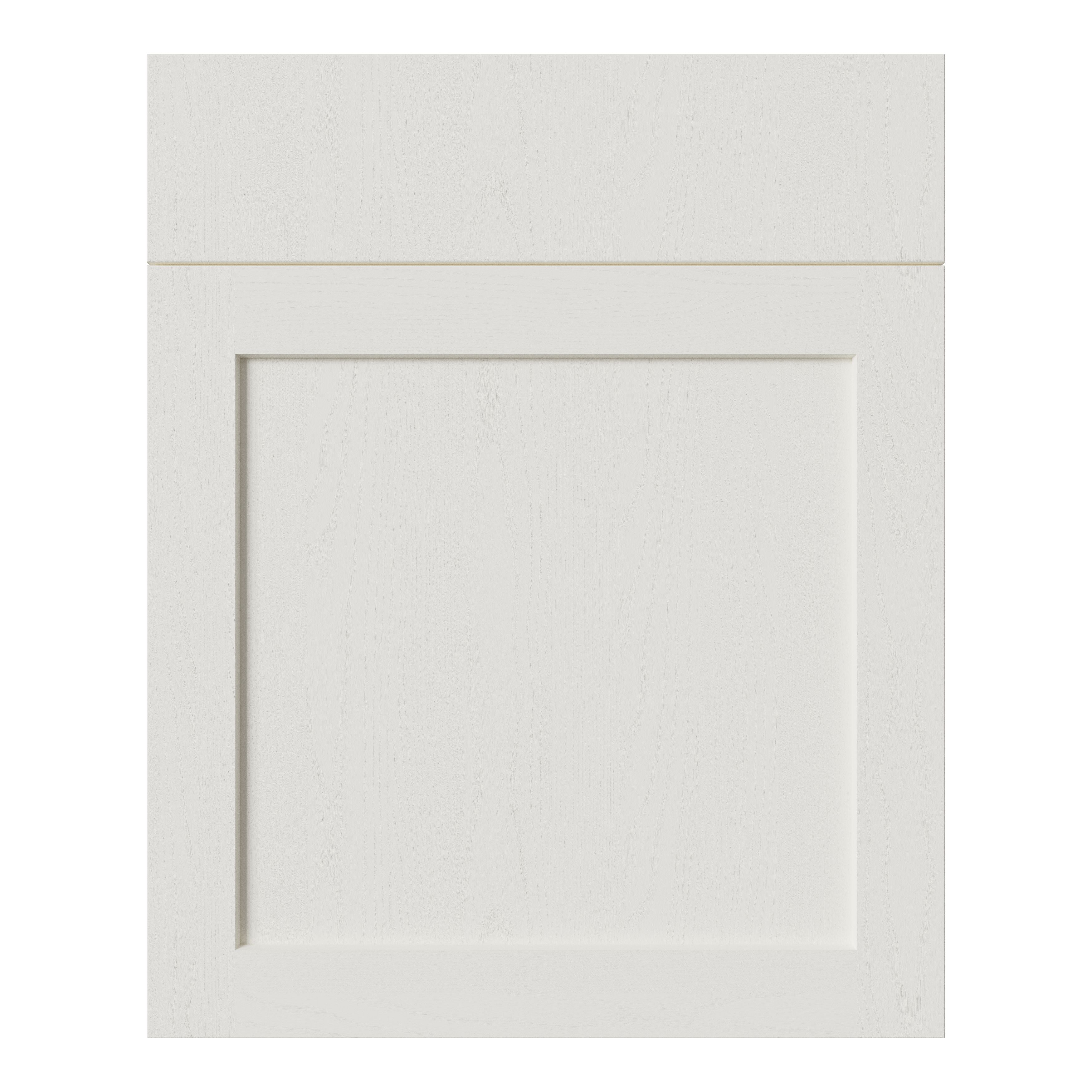 Tydeman Matt porcelain Shaker Drawerline Cabinet door (W)600mm (H)720mm ...