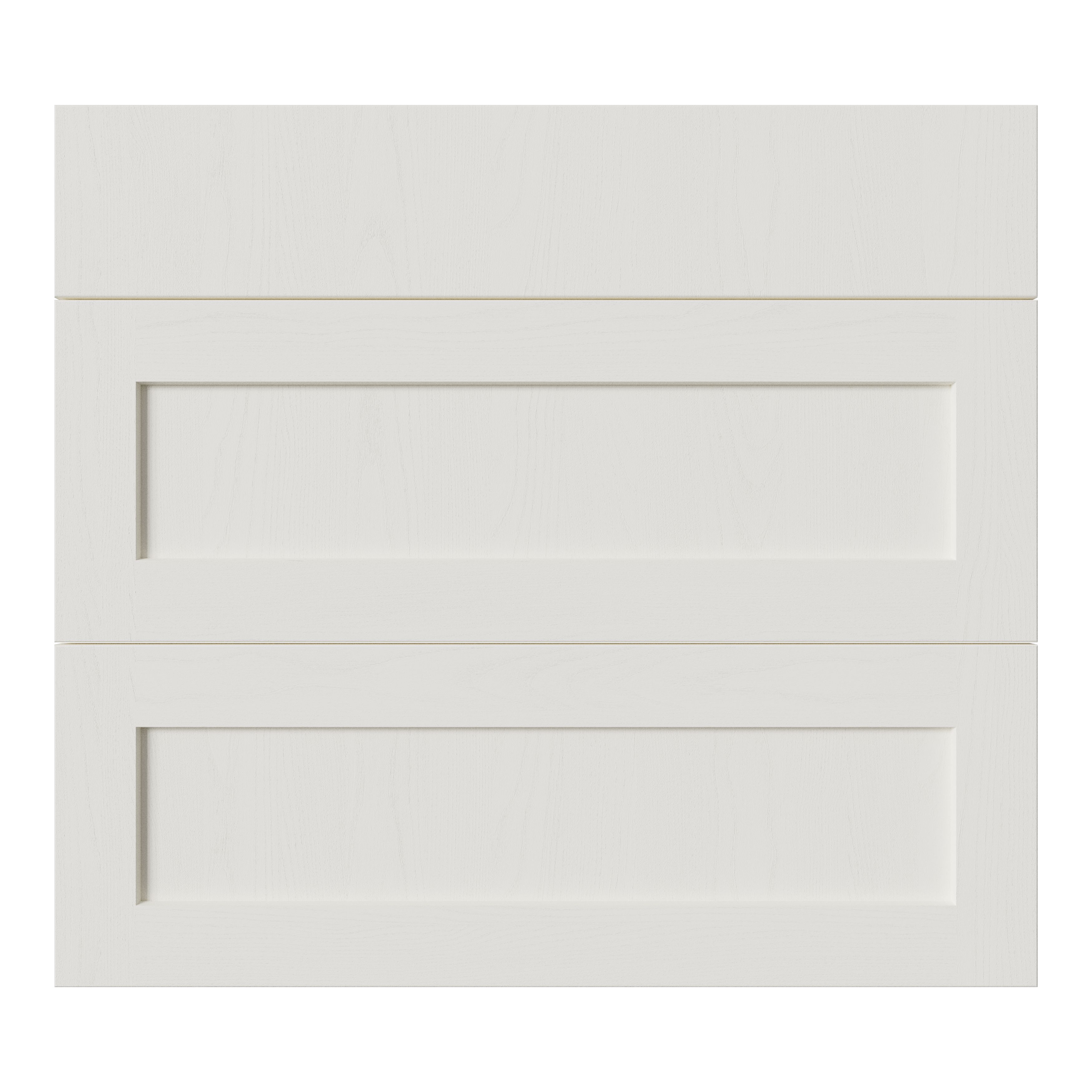 Tydeman Matt porcelain Shaker Style 3 drawer cabinet front (H)720mm (W ...