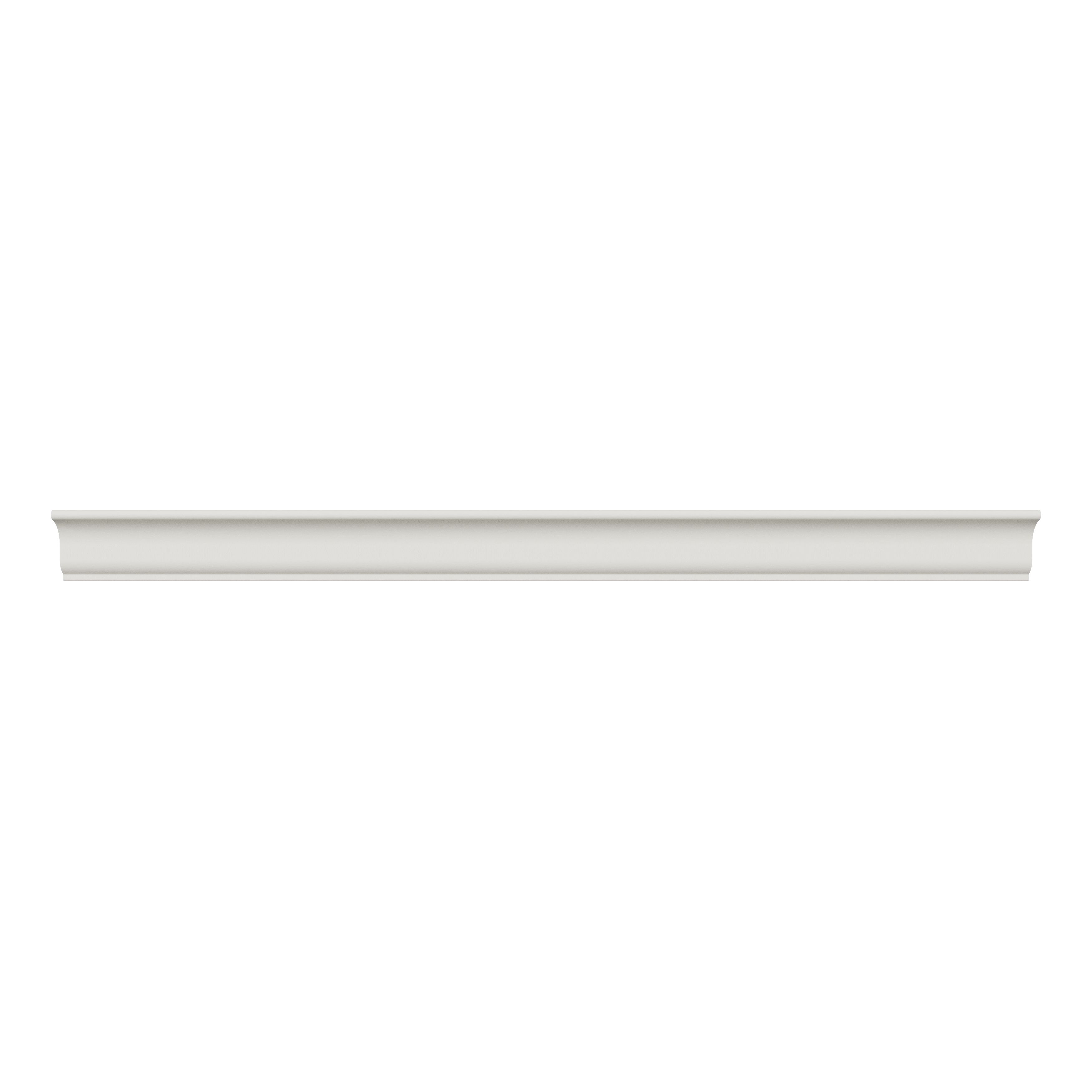 Tydeman Matt porcelain Straight Cornice, (L)2400mm (H)74mm