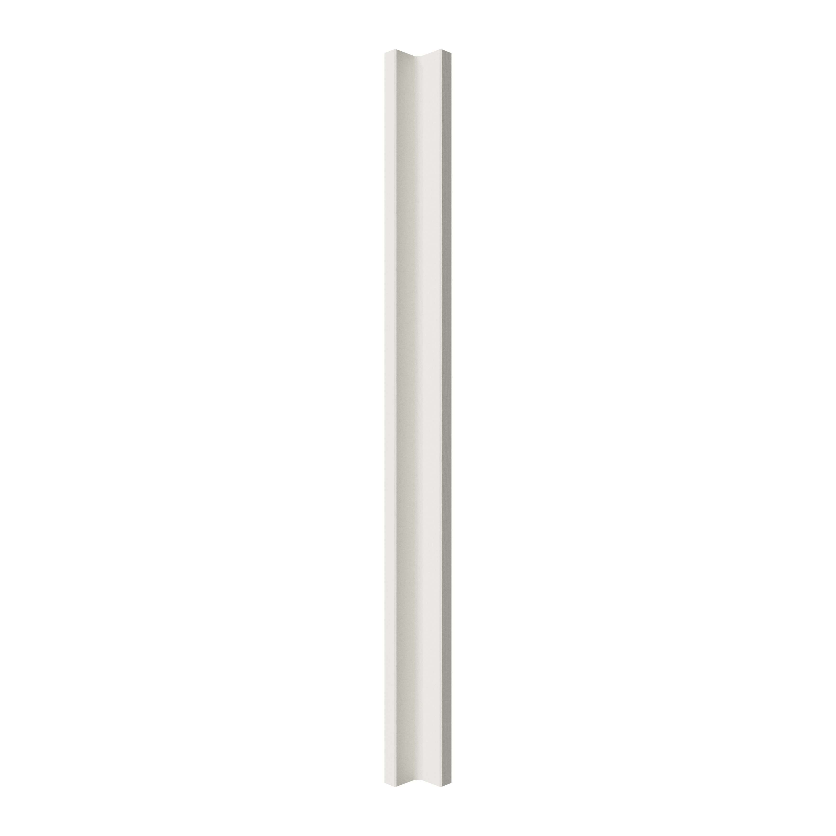 Tydeman Matt porcelain Tall Corner post, (W)59mm (L)895mm