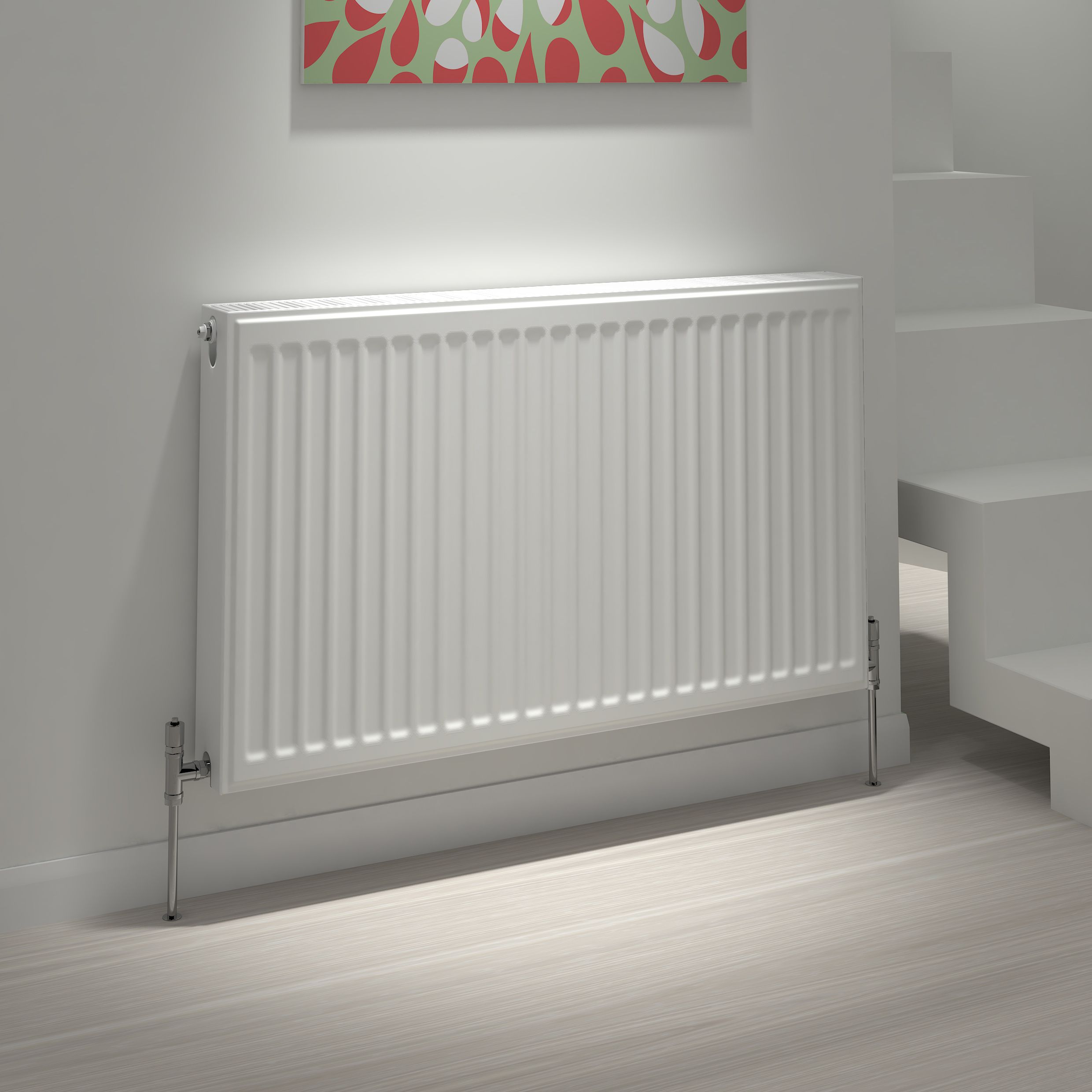 Type 22 Double Panel Radiator, White (W)400mm (H)500mm | DIY at B&Q