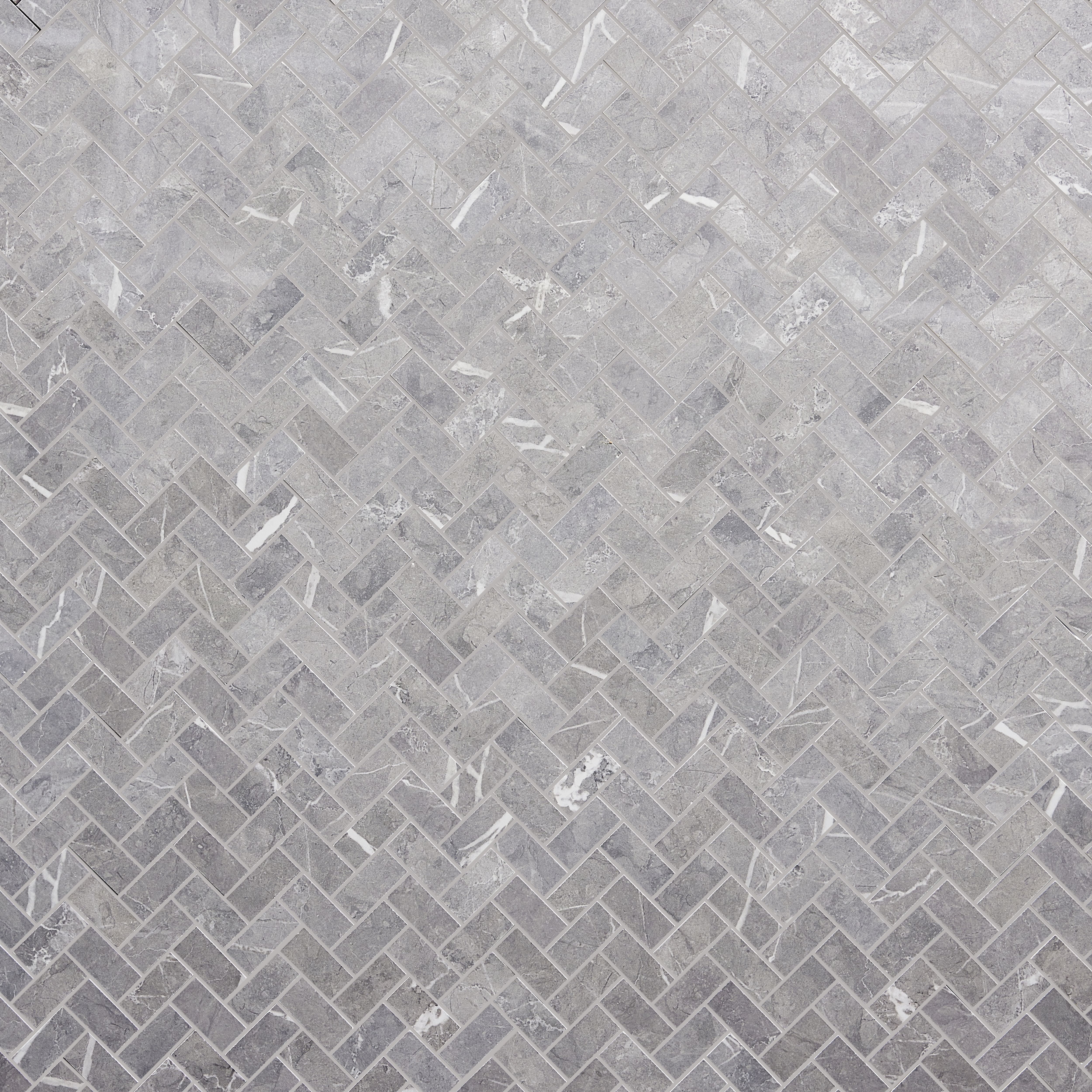 Ultimate marble Grey Polished Matt Marble effect Porcelain Mosaic tile ...