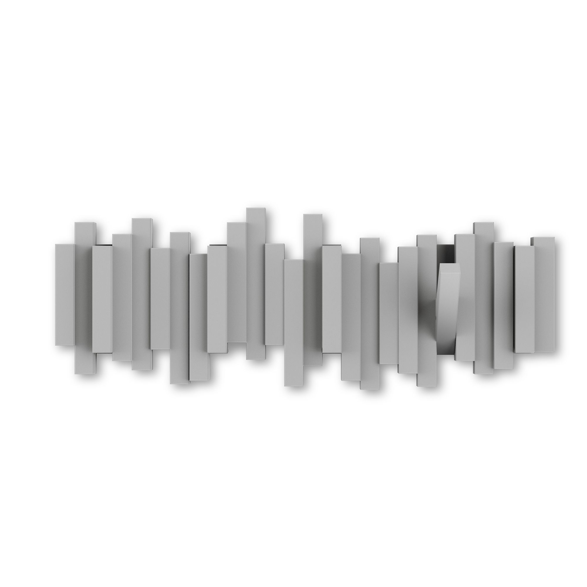 Umbra Sticks Matt Grey 5 Hook rail (L)492.25mm (H)28.7mm