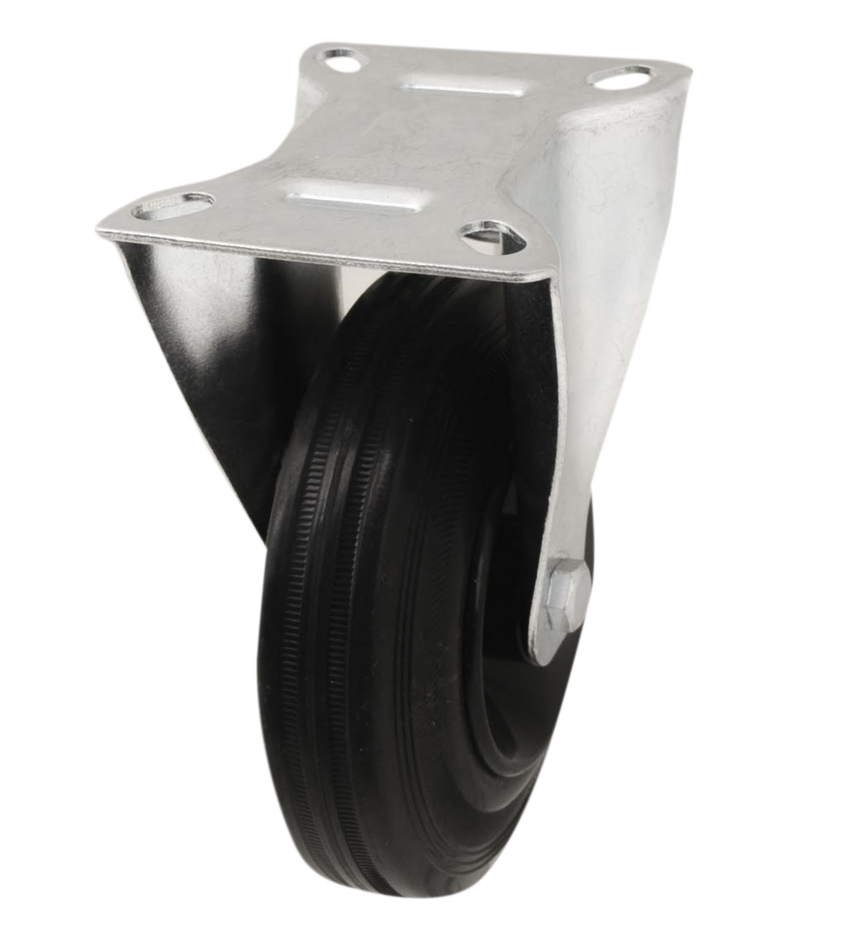 Unbraked Heavy duty Fixed Castor WC45, (Dia)125mm (H)155mm (Max. Weight ...