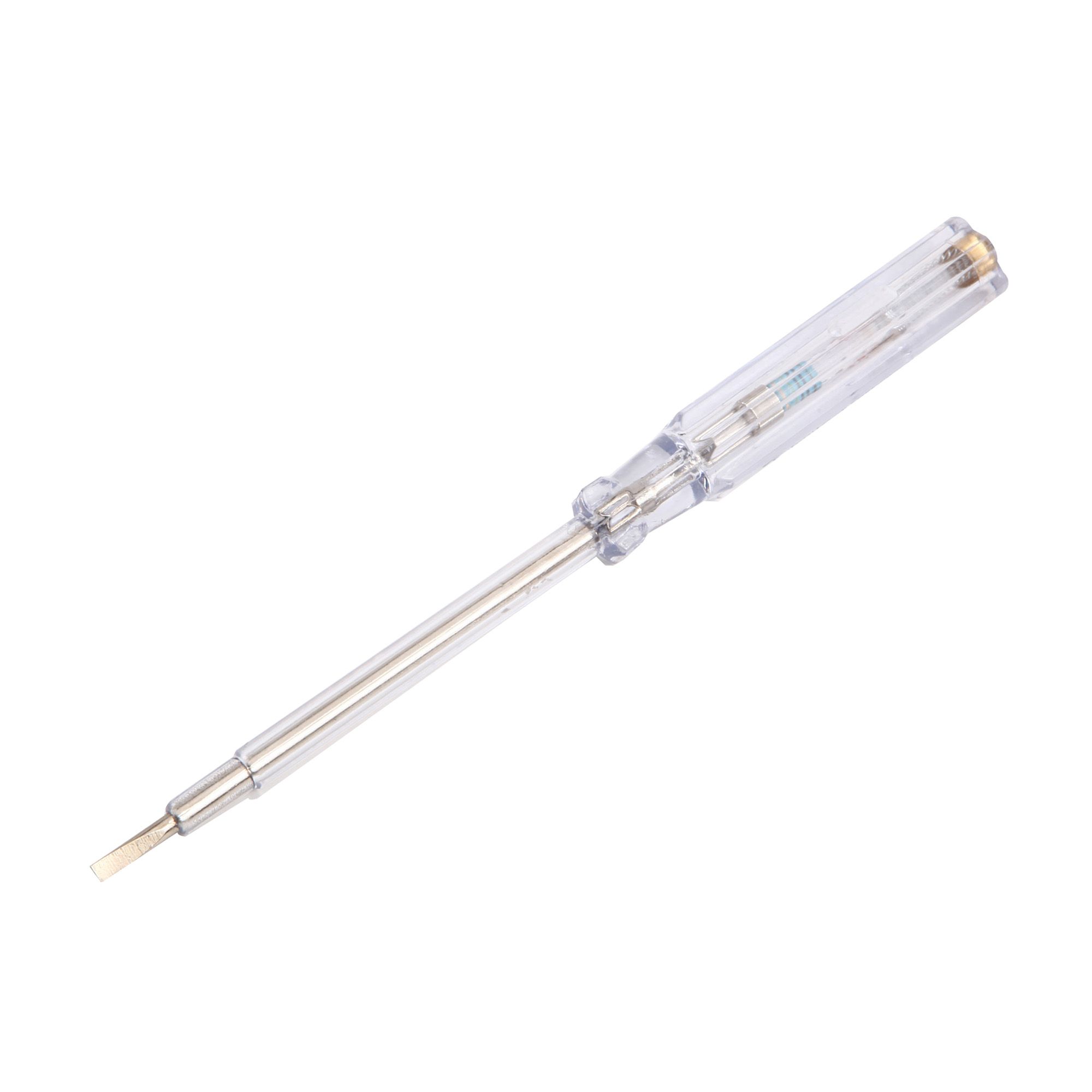 Unbranded Flat head VDE Mains tester screwdriver | DIY at B&Q