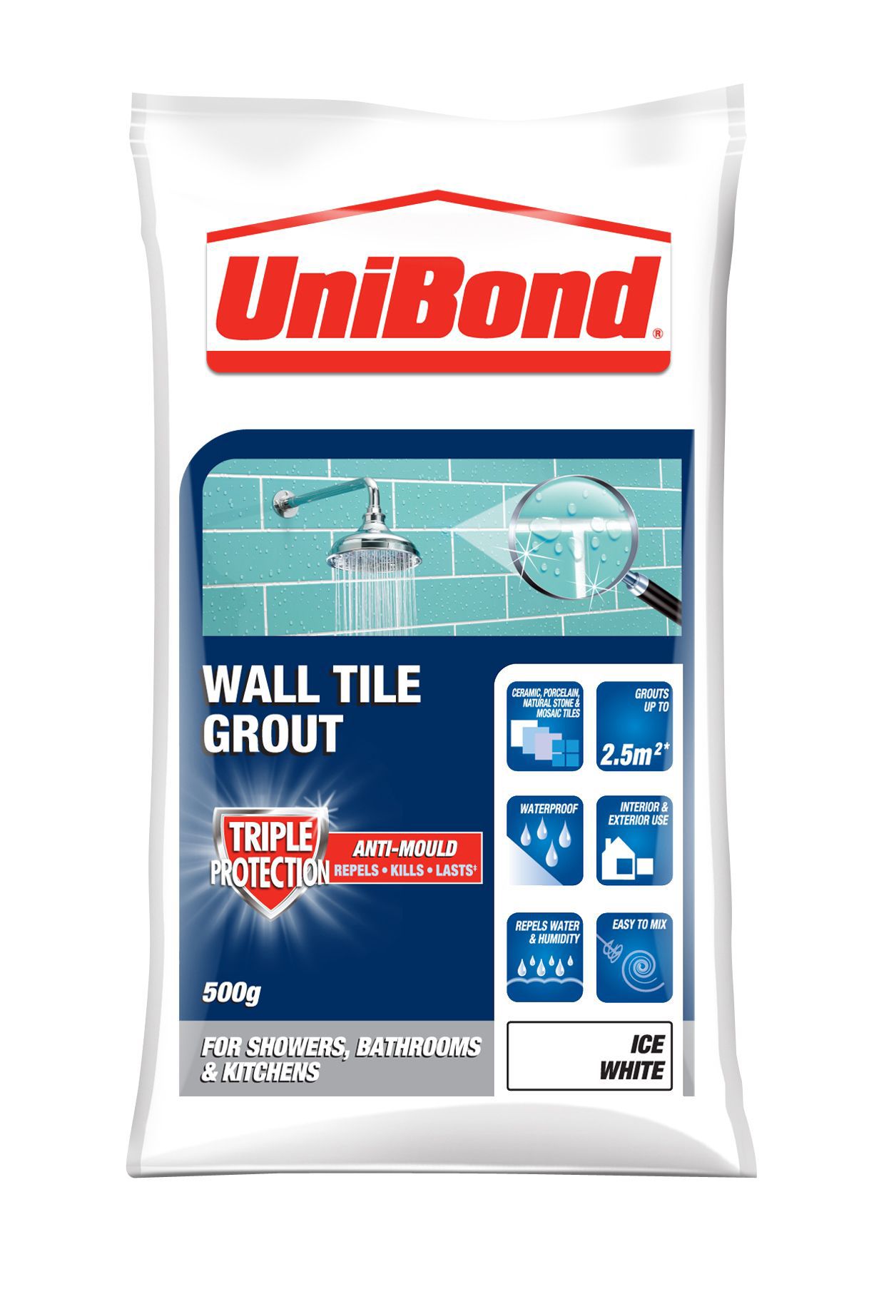 UniBond Ice white Grout, 0.5kg