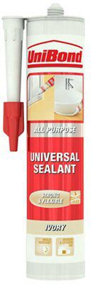 UniBond Universal Ivory Silicone-based General-purpose Sealant, 300ml
