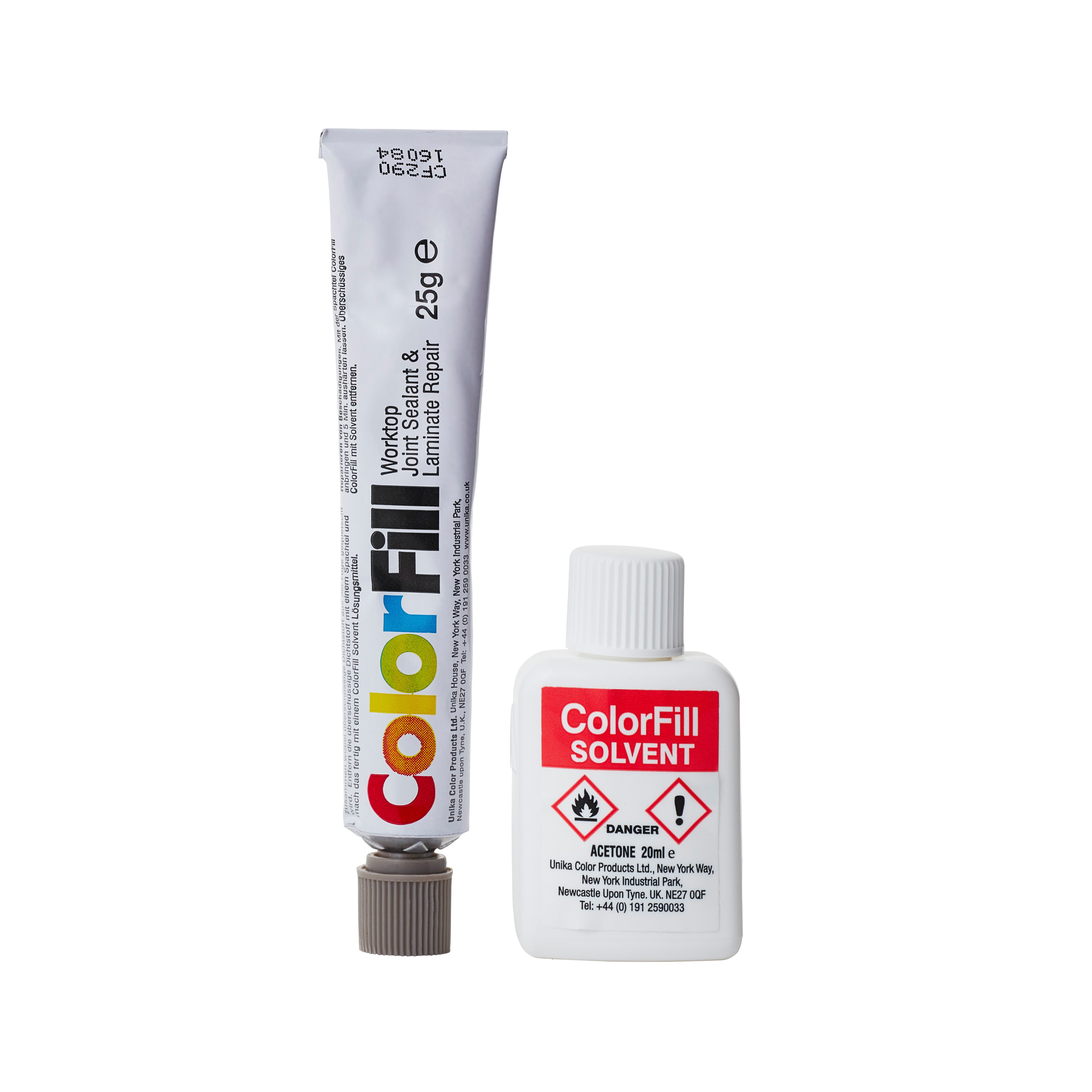 Unika Colorfill Terrazzo grey Worktop Sealant & repairer, 25ml | DIY at B&Q