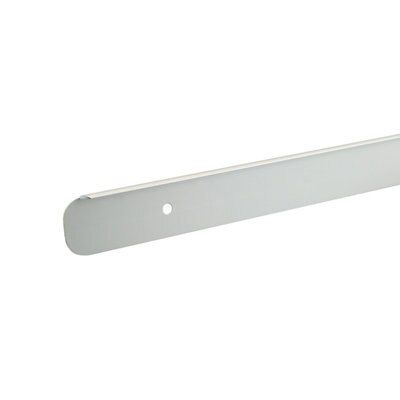 Unika Silver Aluminium Worktop end cap (H)28mm (W)6mm | DIY at B&Q